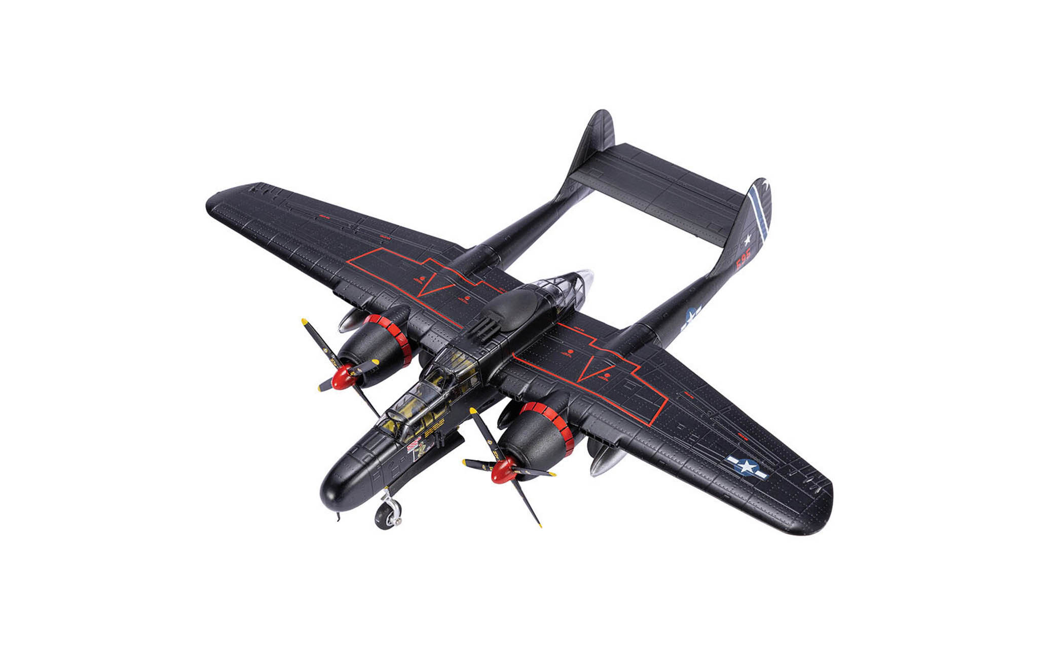 P-61B Black Widow, Times A Wastin, 418th Night Fighter Squadron - Air Force 1 Models AF1-0090F ...