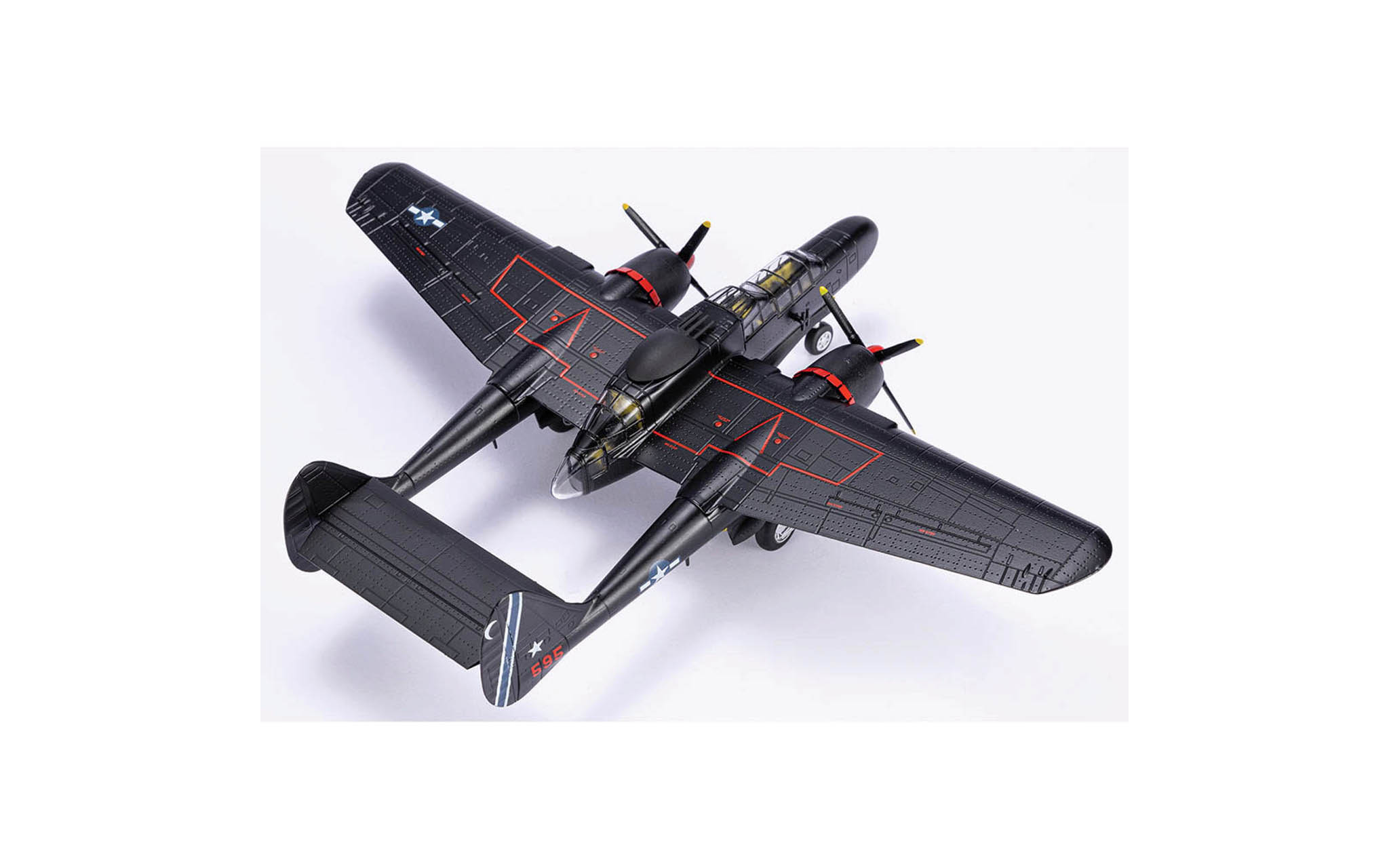 P-61B Black Widow, Times A Wastin, 418th Night Fighter Squadron - Air Force 1 Models AF1-0090F ...