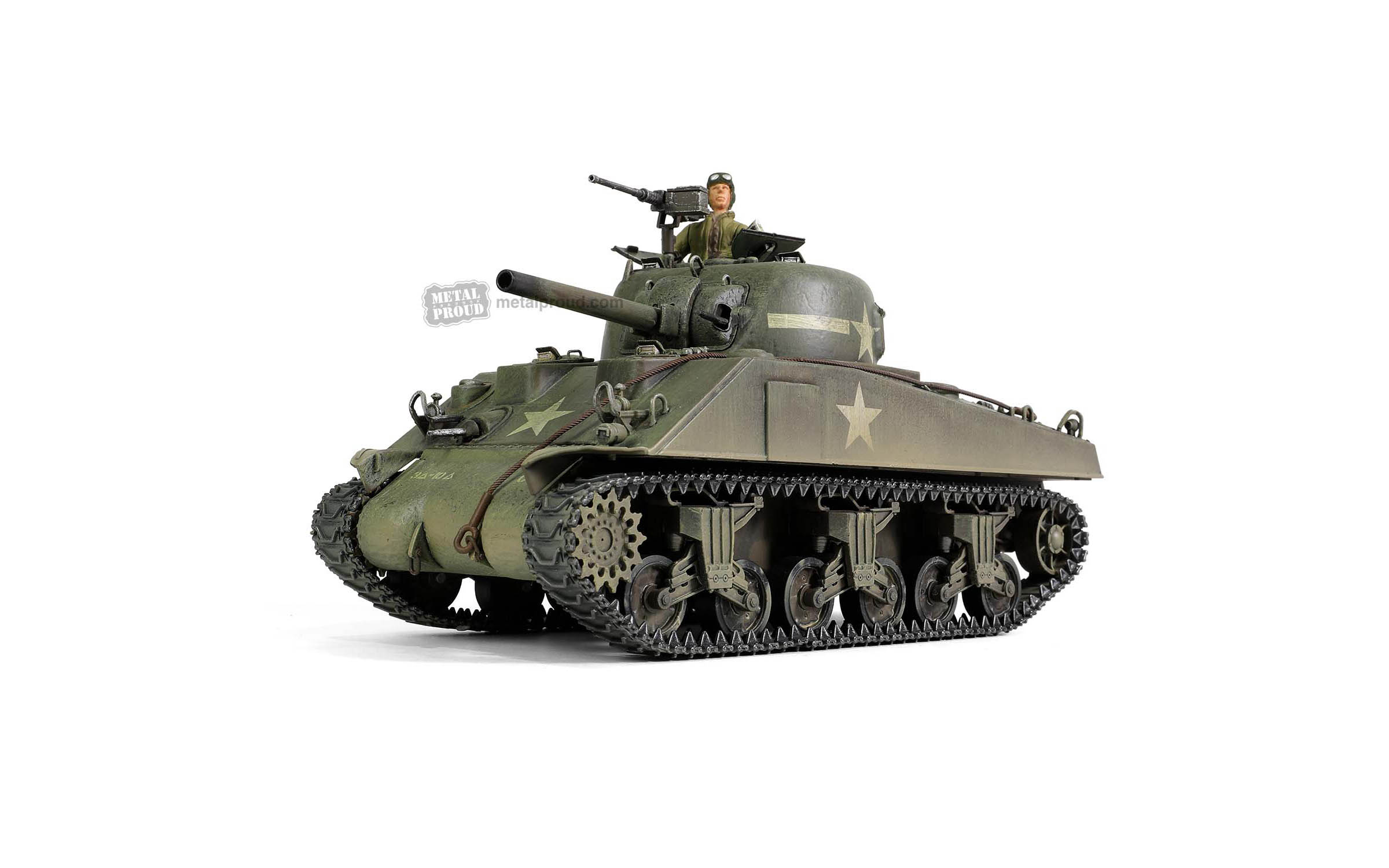U.S. Medium Tank Sherman M4A3 (75), VVSS Suspension - Forces of Valor ...