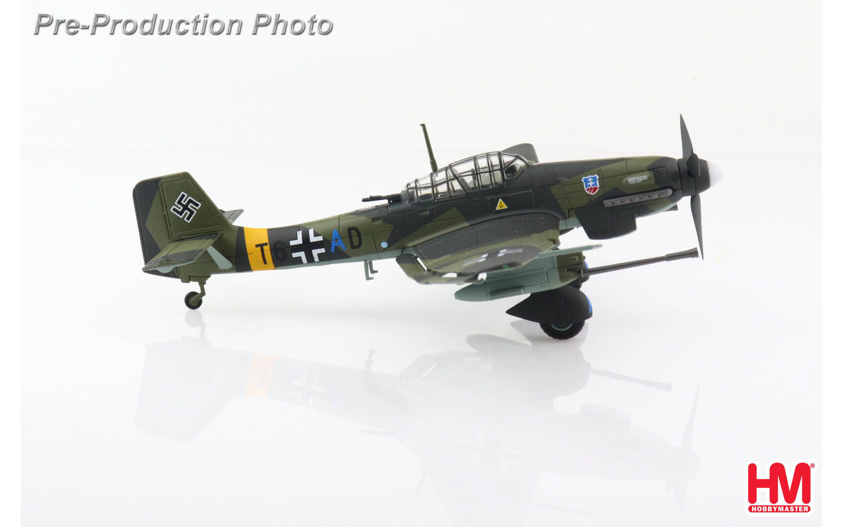 Ju 87G-1 - Stuka, T6+AD, Eastern Front, WWII - Hobby Master HA0132 | kingshobby.com