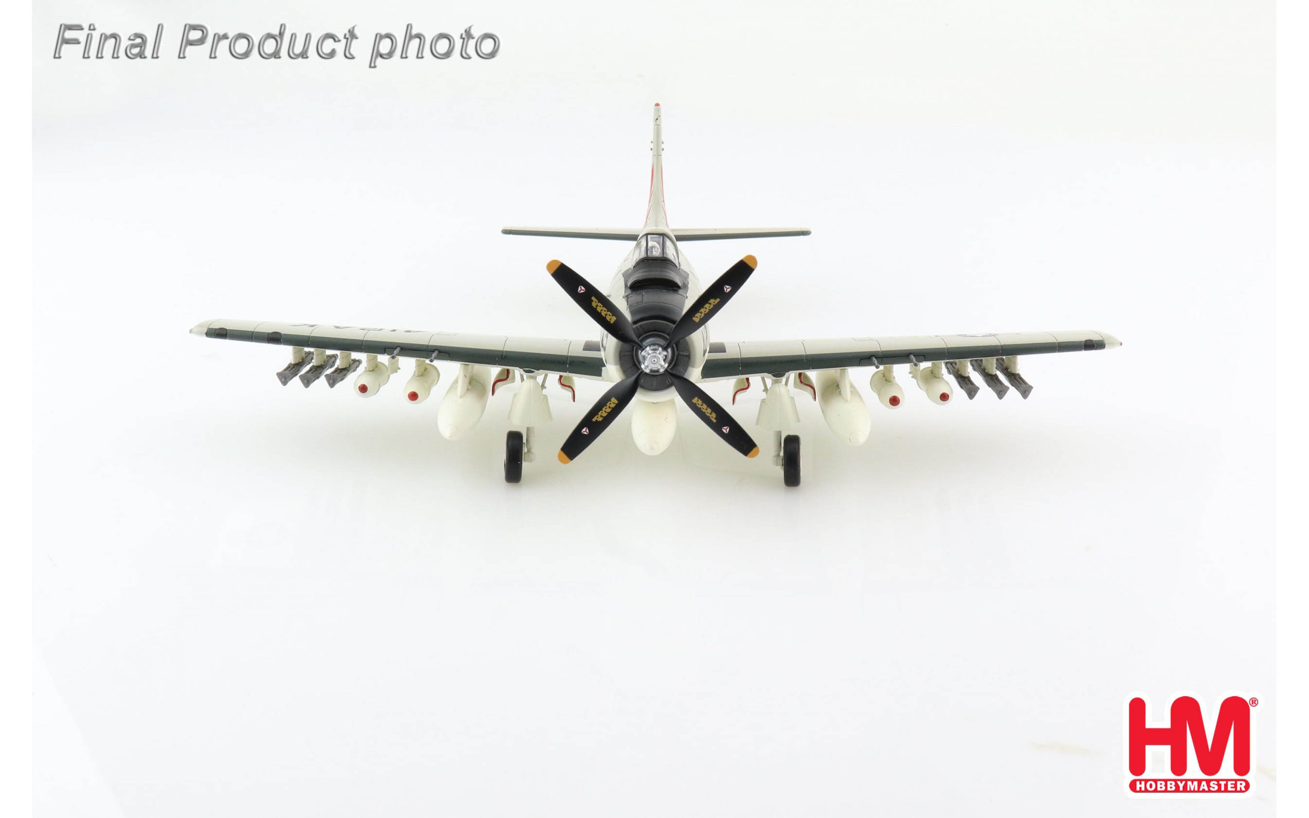 Douglas A-1H Skyraider, VA-176, USS Intrepid, 1966 - Hobby Master ...