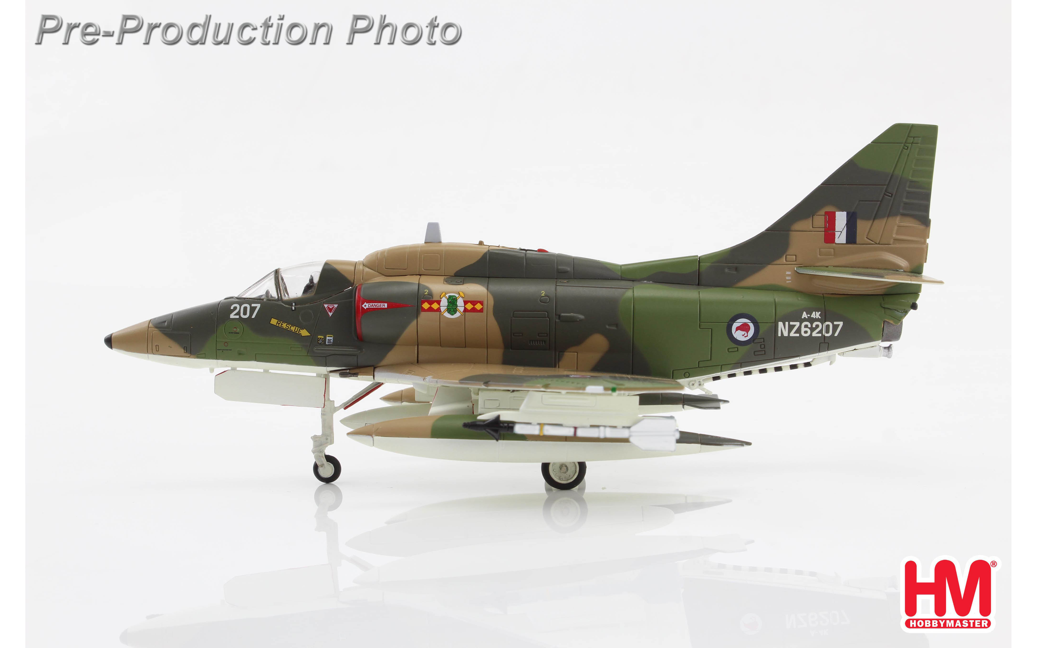 A-4K Skyhawk NZ6207, No.75 Squadron, RNZAF, New Zealand - Hobby Master ...