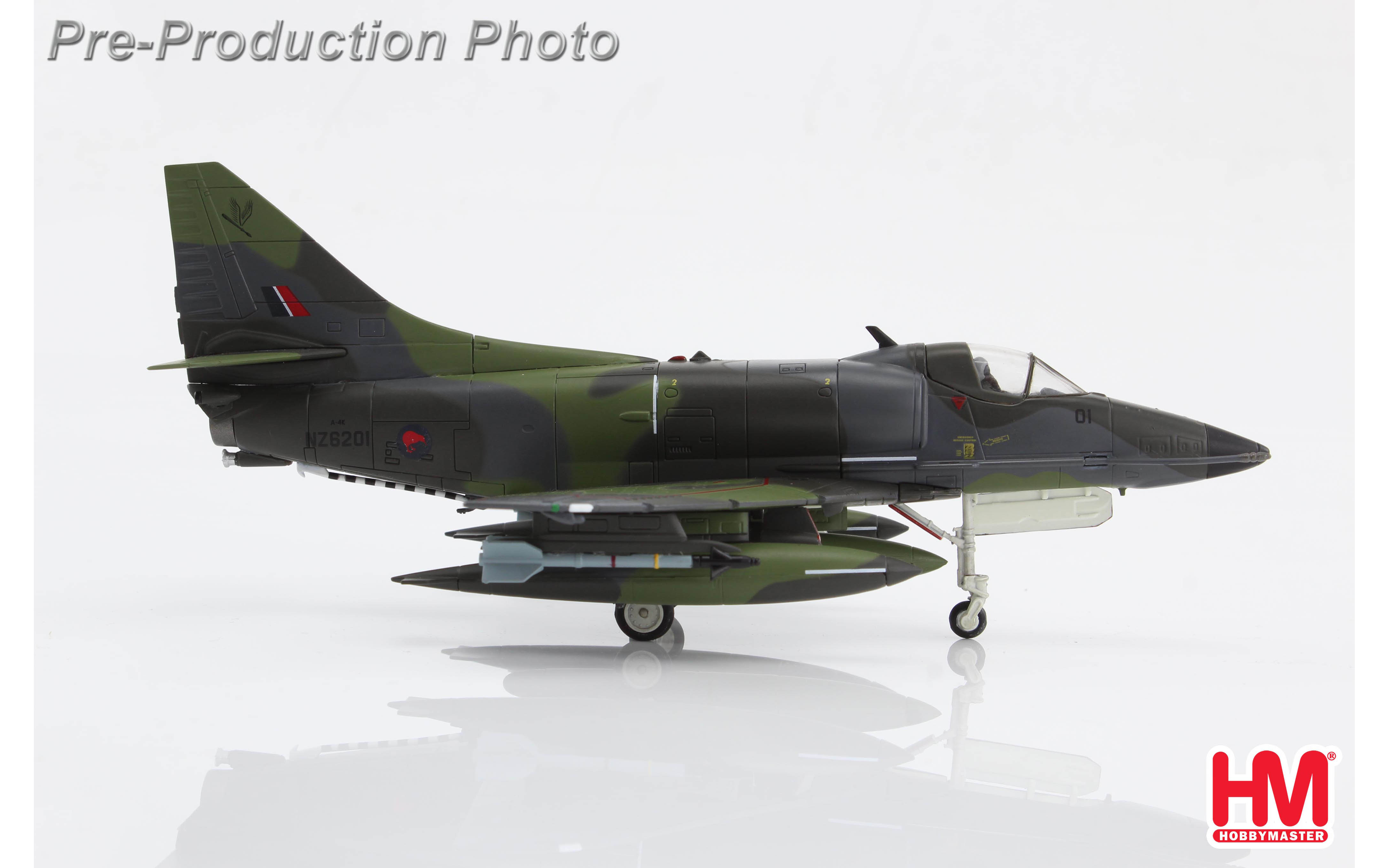 A-4K, Lizard Scheme, NZ6201, 2 Squadron, RNZAF, New Zealand, 1987 ...