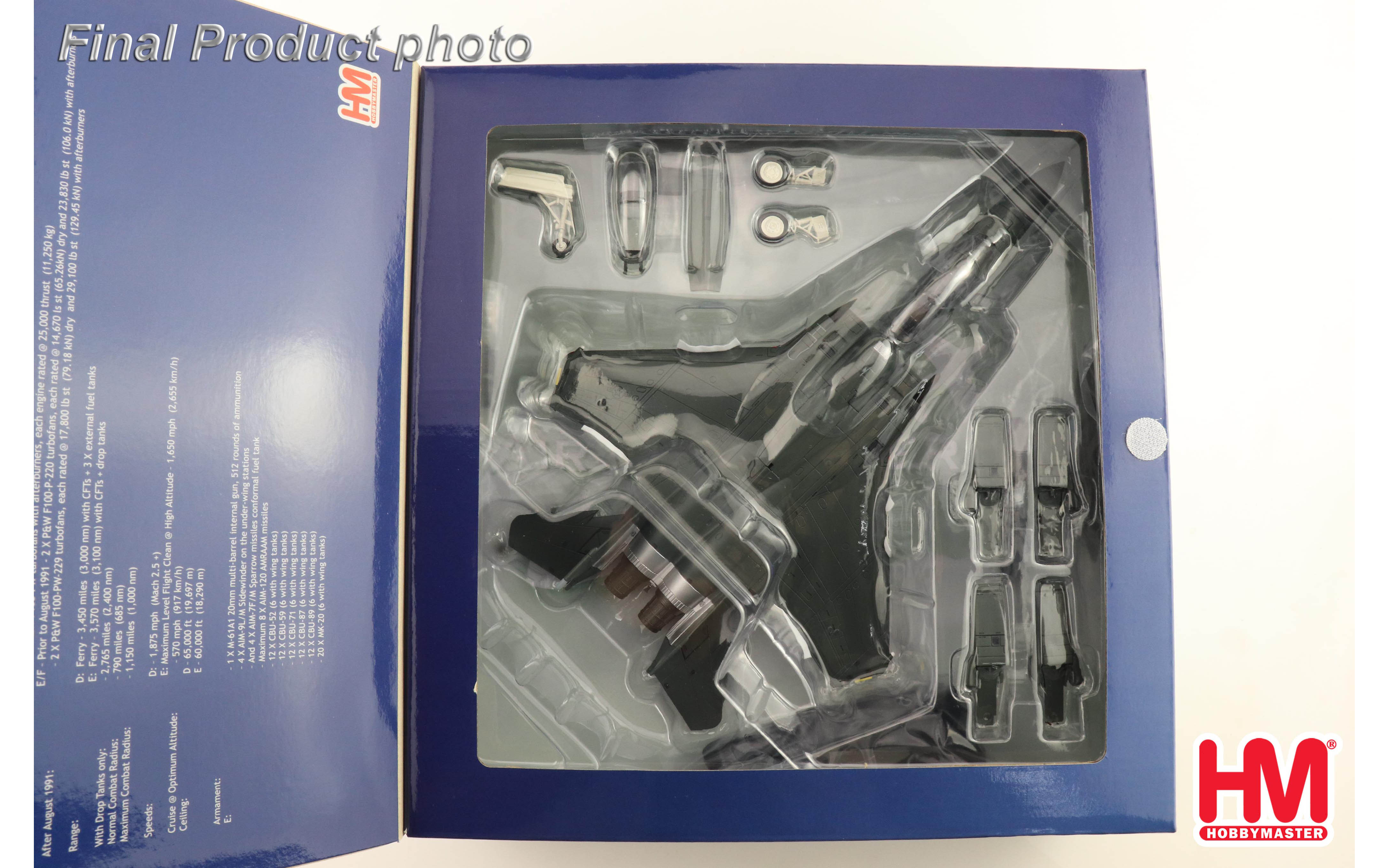 F-15E Strike Eagle, 335th TFS, 4th TFW, Saudi Arabia, Jan 1991, with 4 ...