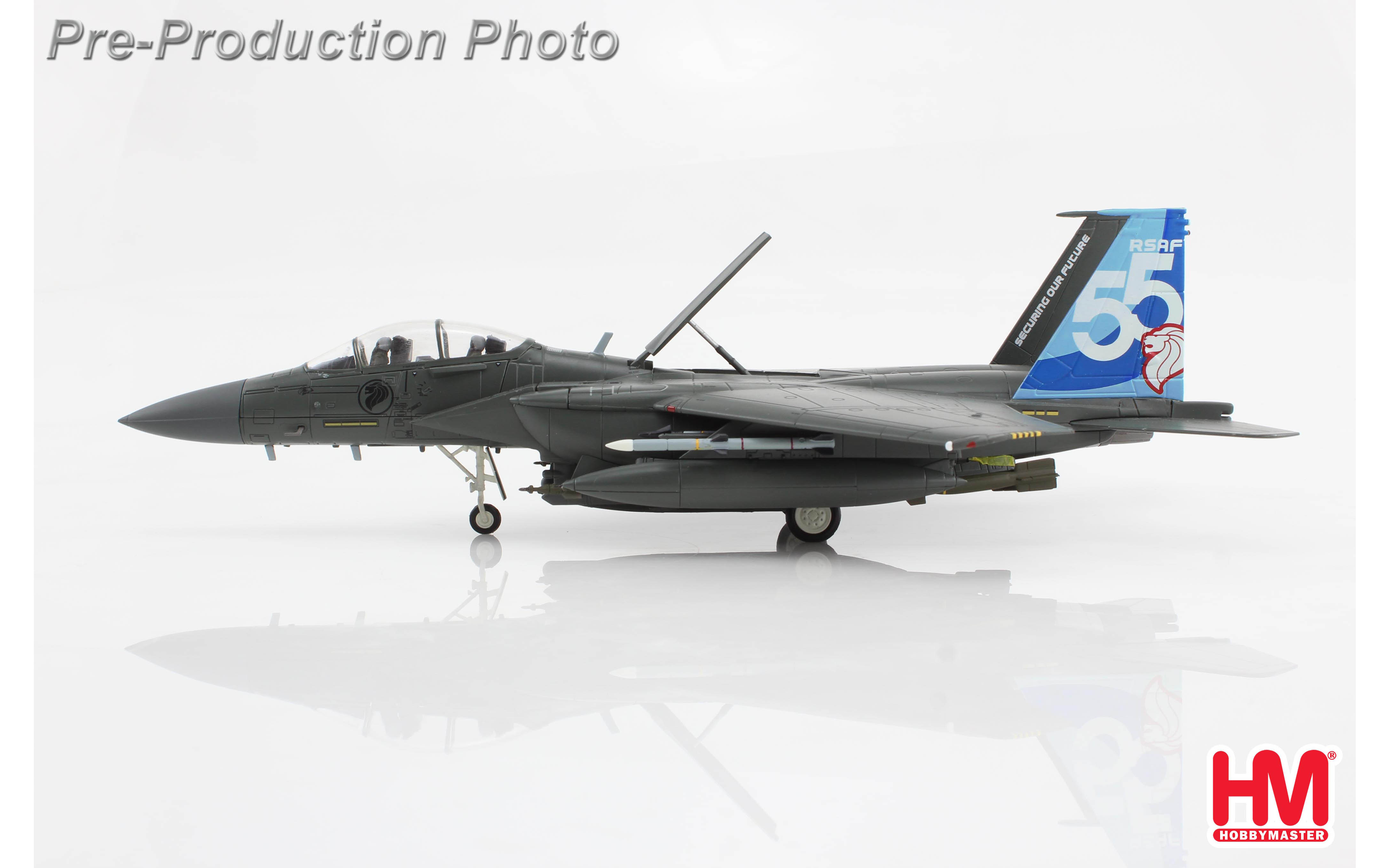 F-15SG Eagle, RSAF 55th Anniversary - Hobby Master HA4537 | kingshobby.com