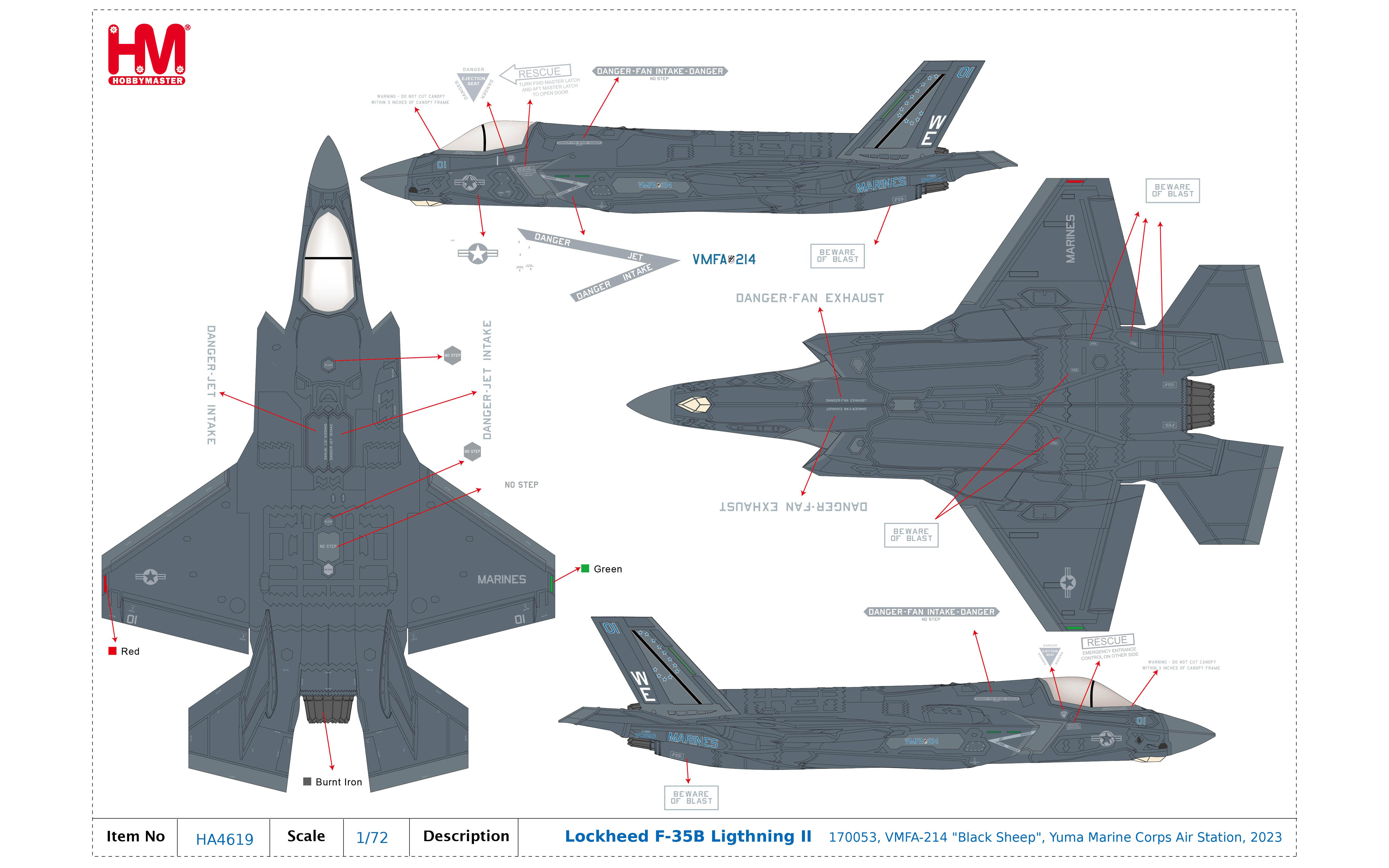 F-35B Lightning II, VMFA-214, Black Sheep, Yuma Marine Corps Air ...