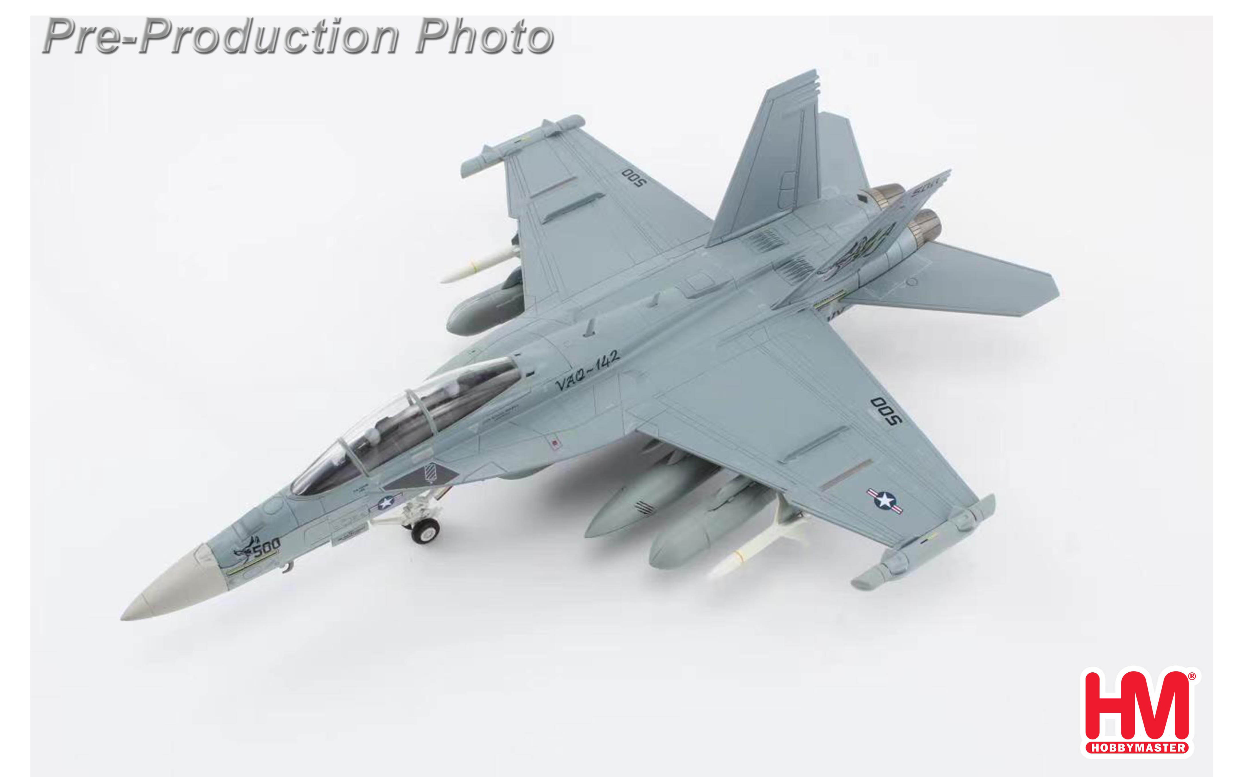 Boeing EA-18G Growler, VAQ-124, USS Gerald R. Ford, 2023 with 2 x NGJ ...