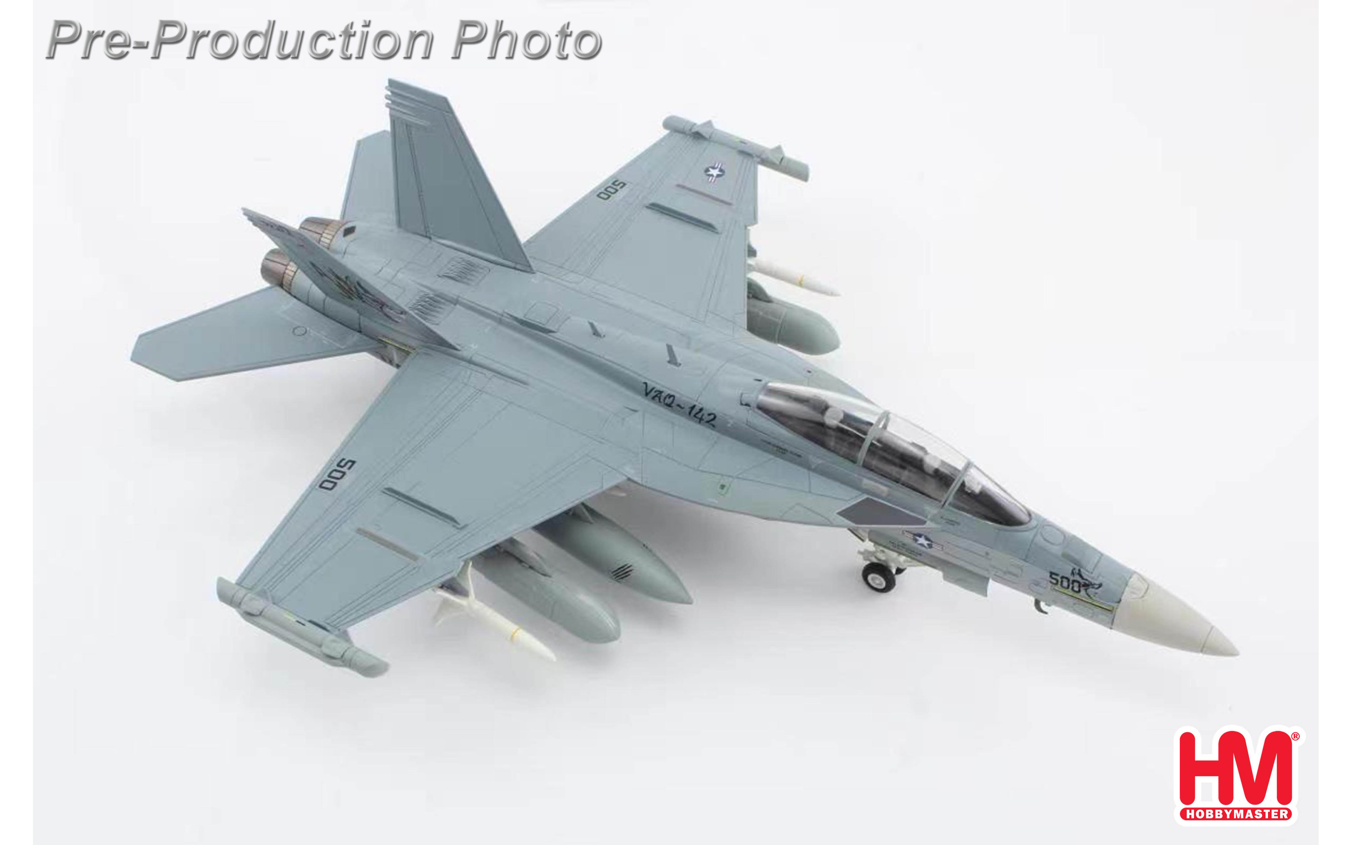 Boeing EA-18G Growler, VAQ-124, USS Gerald R. Ford, 2023 with 2 x NGJ ...