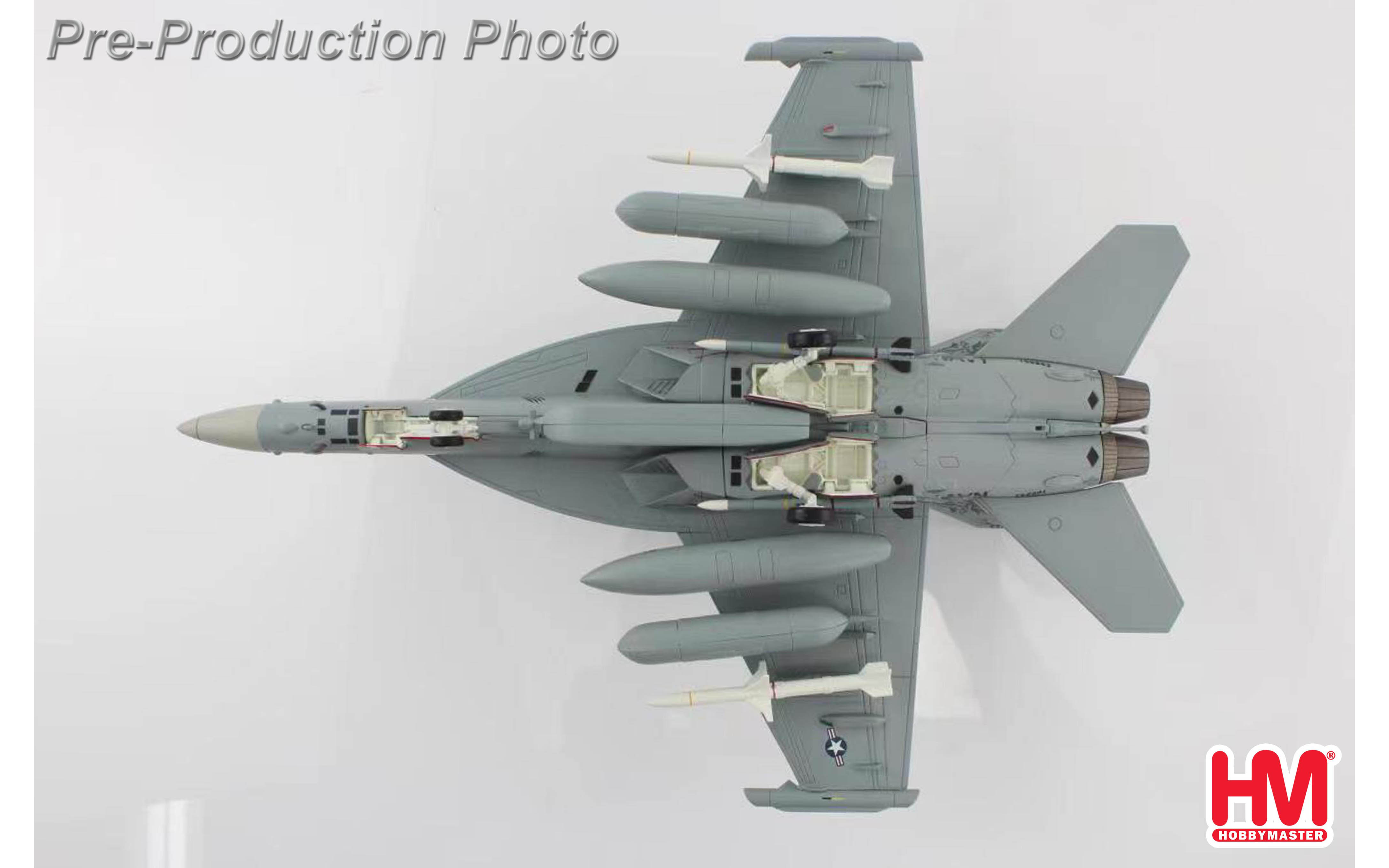 Boeing EA-18G Growler, VAQ-124, USS Gerald R. Ford, 2023 with 2 x NGJ ...