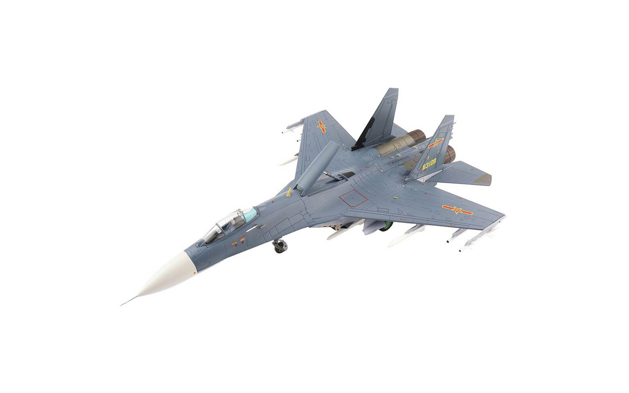 J-11BG 63109 Fighter PLA Navy, South China Sea, 2022 - Hobby Master ...