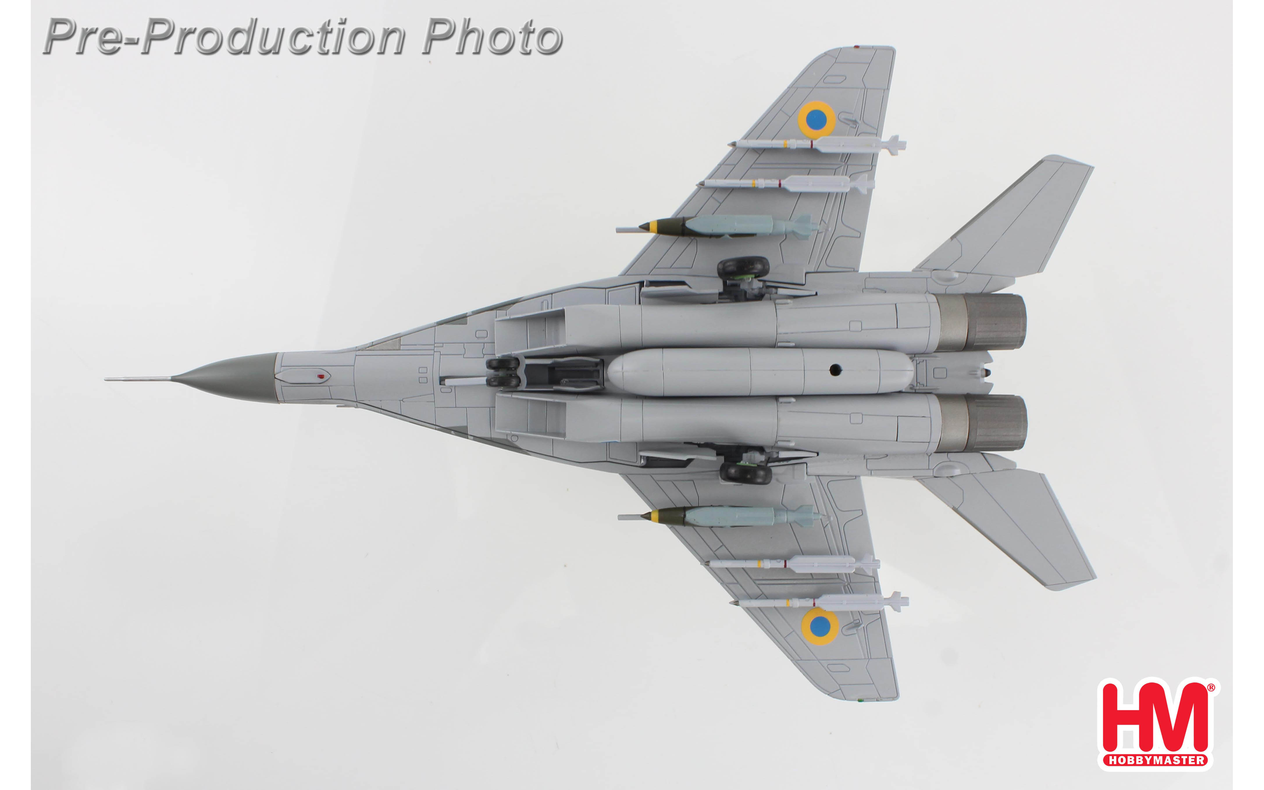 MIG-29 9-13, Fulcrum C, Bort 02, Ukrainian Air Force with 2 x JDAM-ER ...