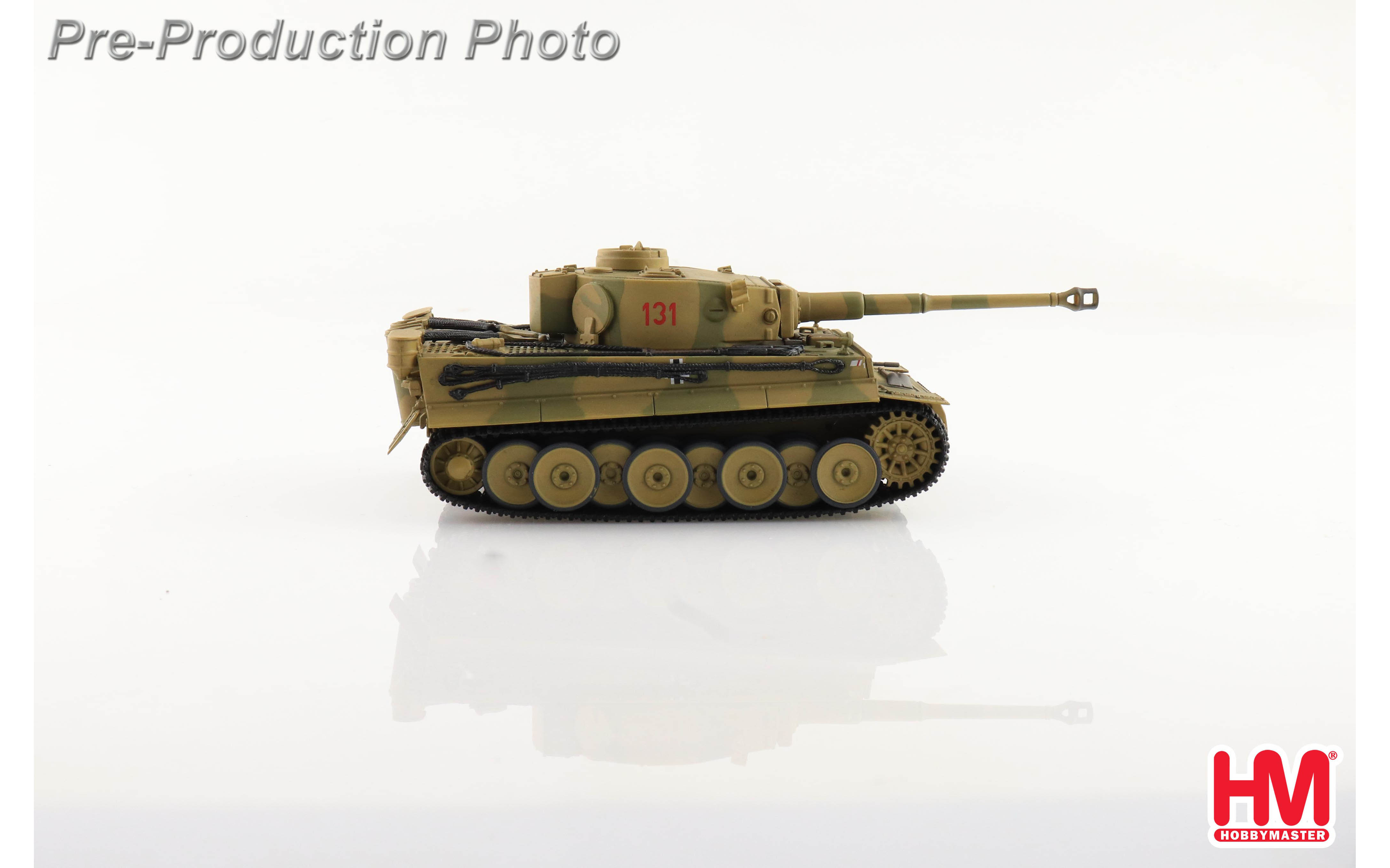 German Tiger I Tank, 131 S.Pz Abt 504, Tunisia, April 1943 - Hobby ...