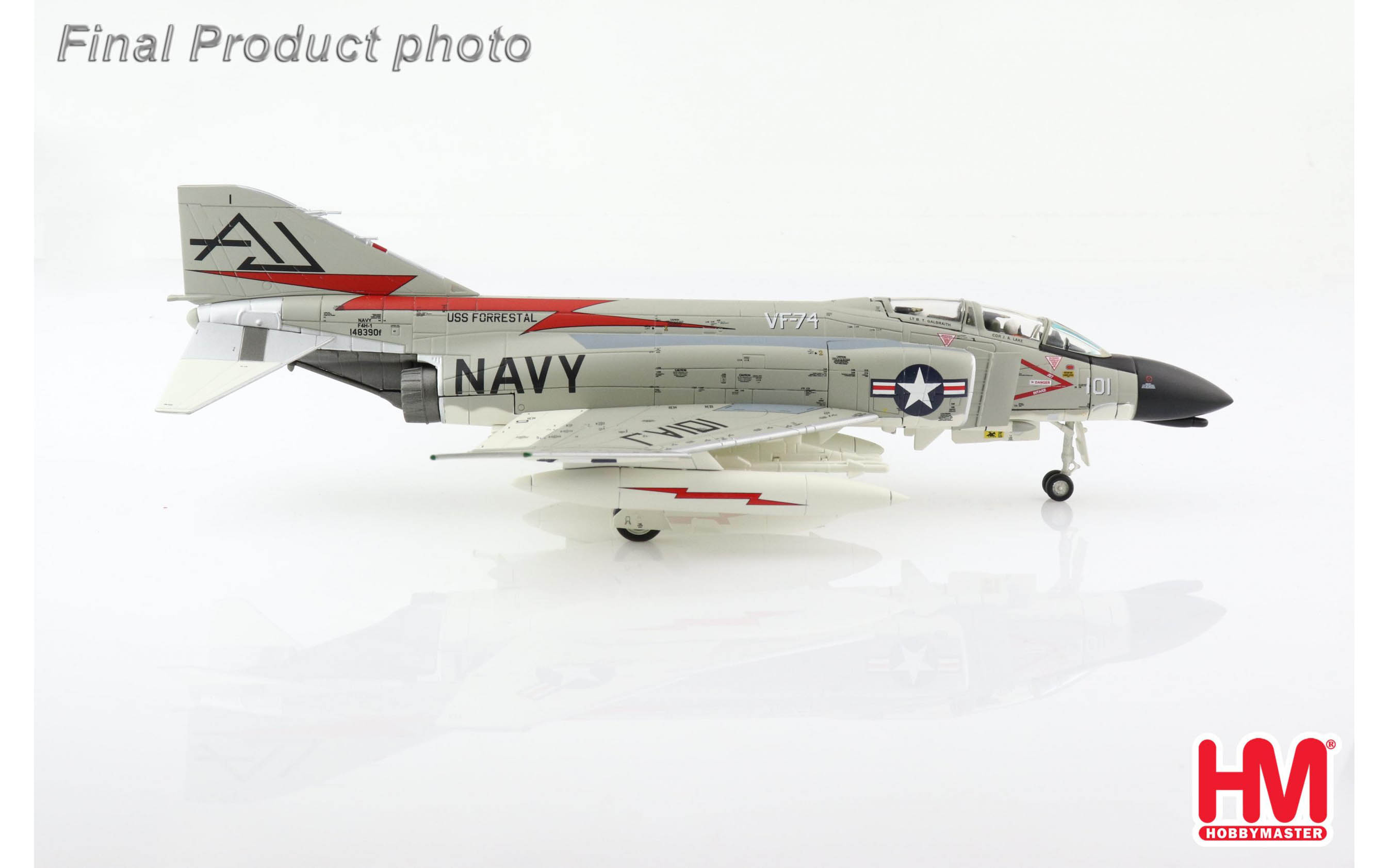 F-4B (F4H-1) Phantom II, VF-74 - Bedevilers - CVA-59 USS Forrestal ...
