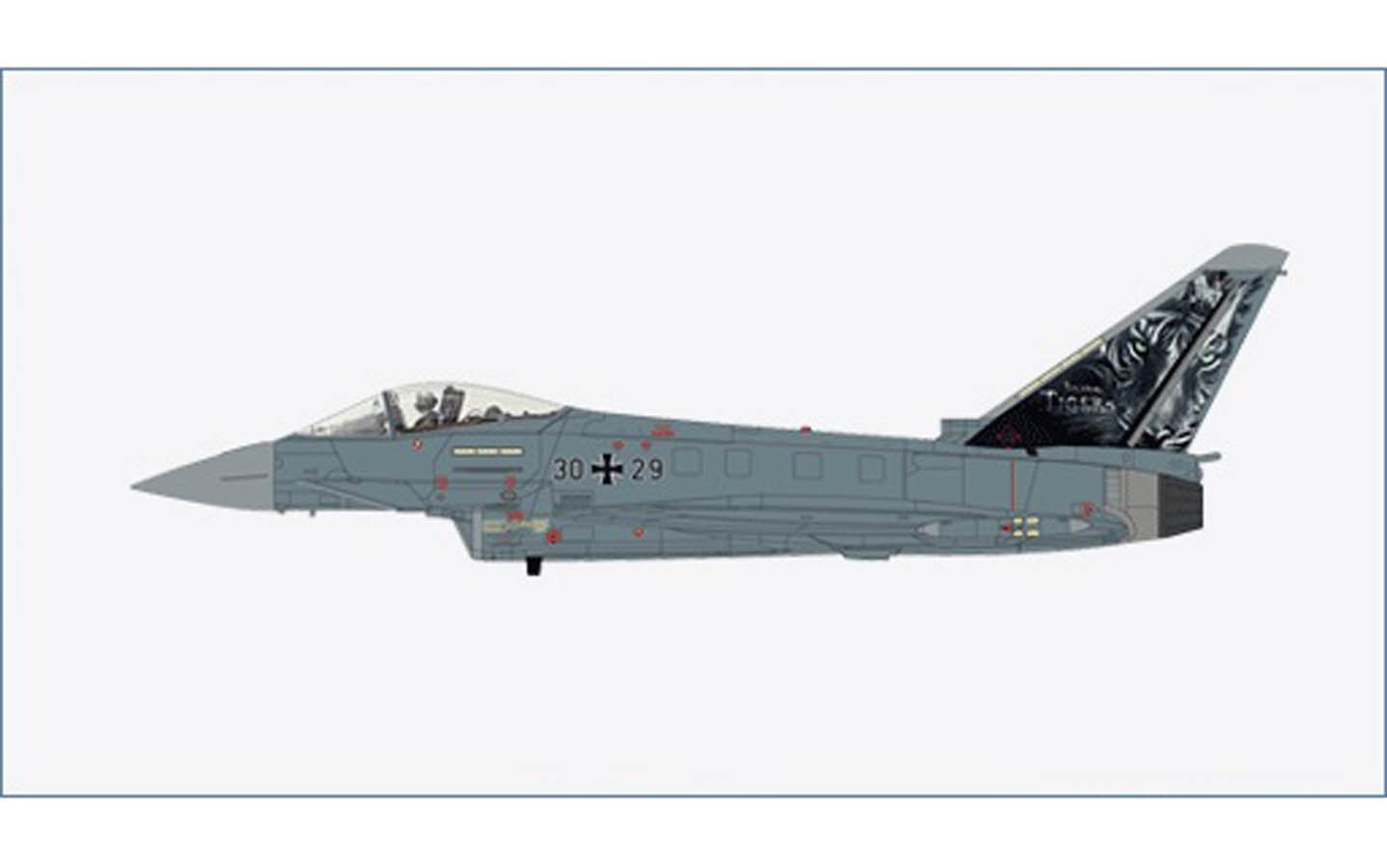 Eurofighter Typhoon, Bavarian Tigers, JG 74, Neurburg Air Base - Hobby Master HA6652 ...