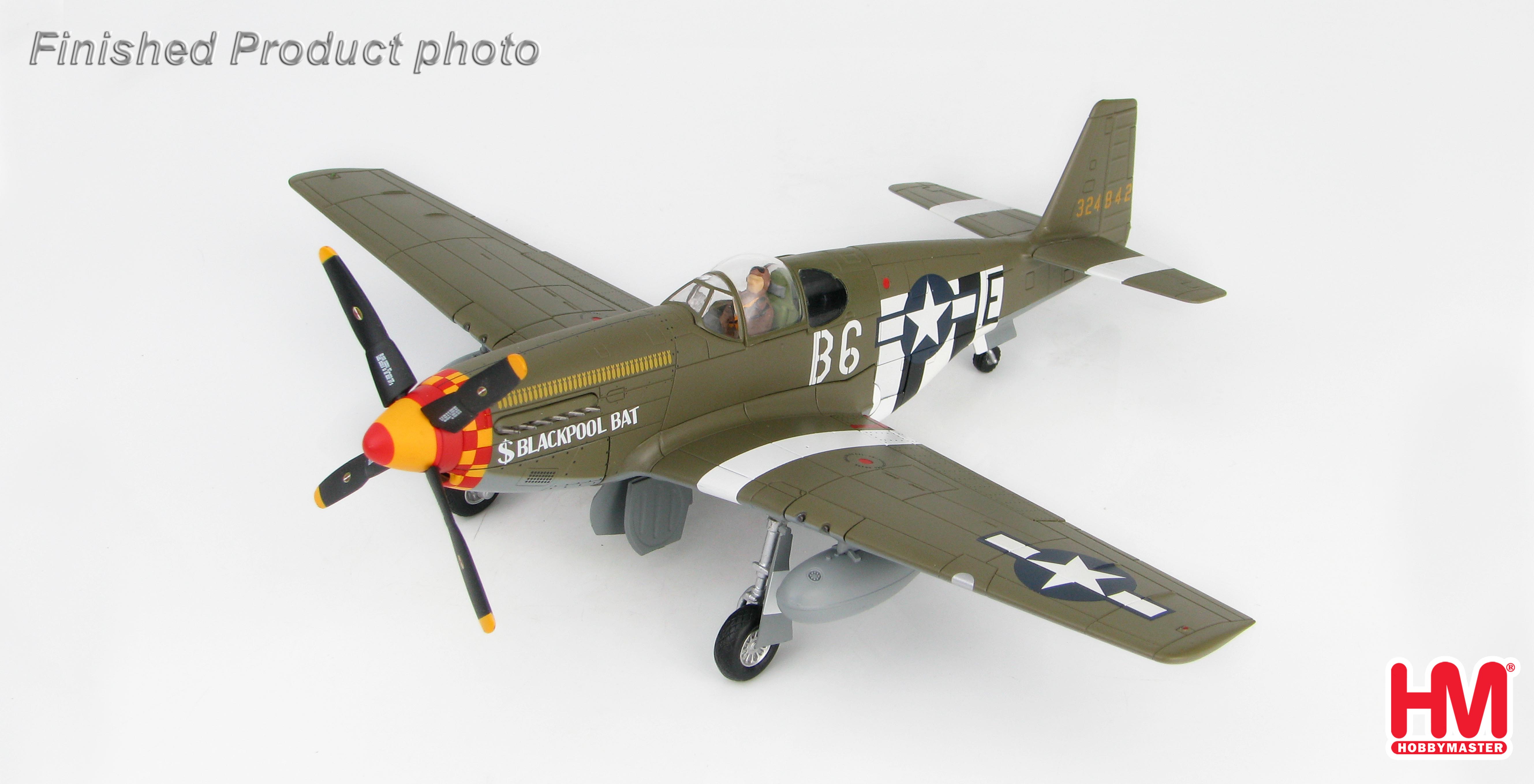 P-51B Mustang - Blackpool Bat - 324842 - 363rd FS/357 FG - Hobby Master ...