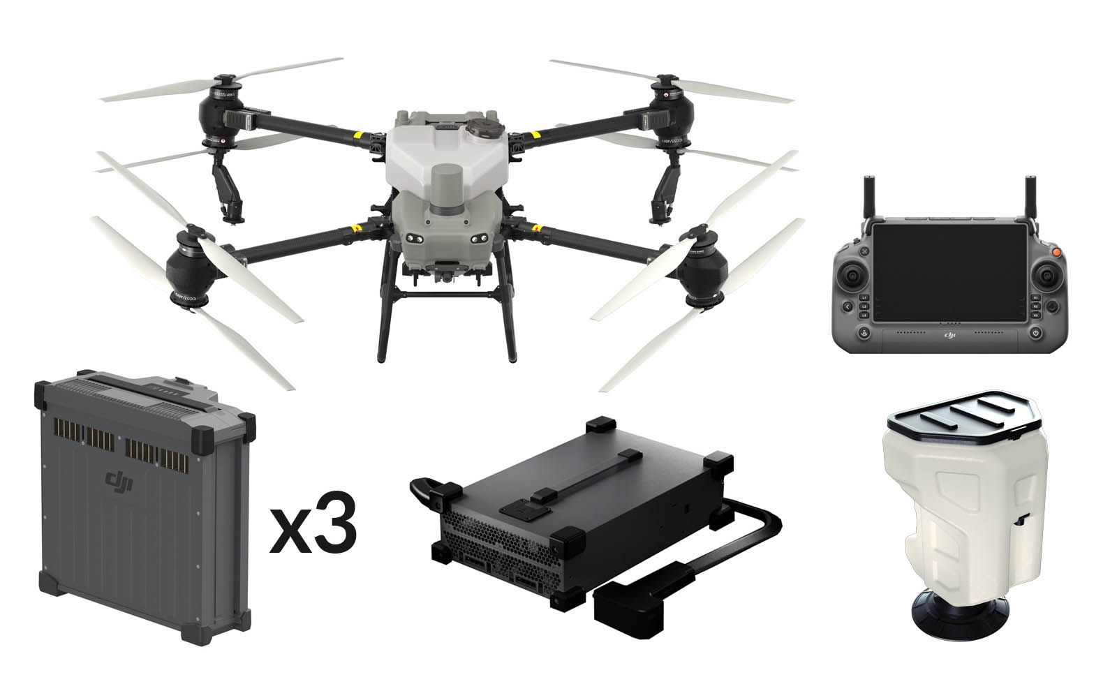 DJI Agras T50 Ready to Fly Kit - 3 Batteries and Spreading Bundle - Dji ...