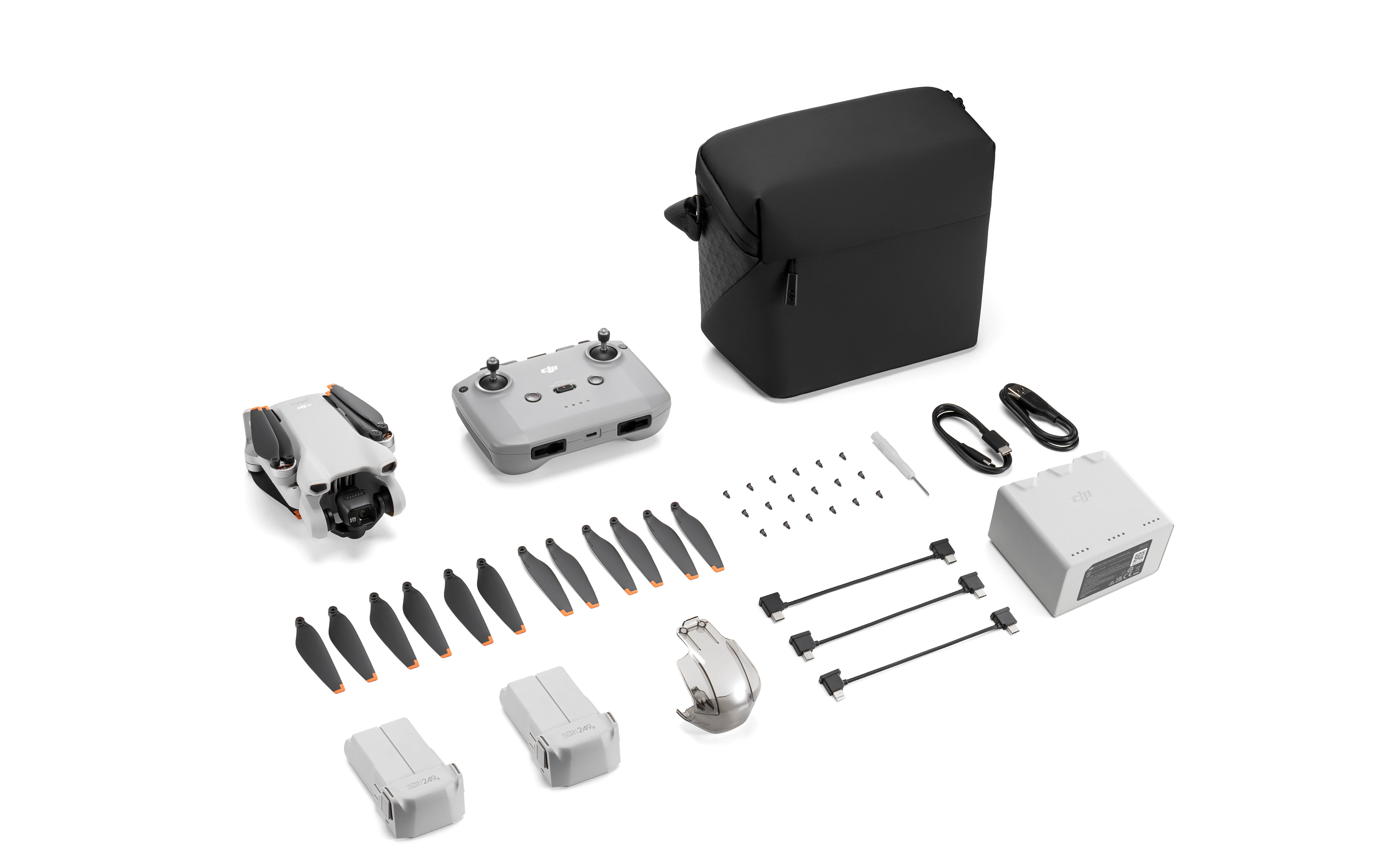 DJI Mini 3 (with RC-N1 remote) Fly More Combo - Dji CP.MA.00000610.01 ...