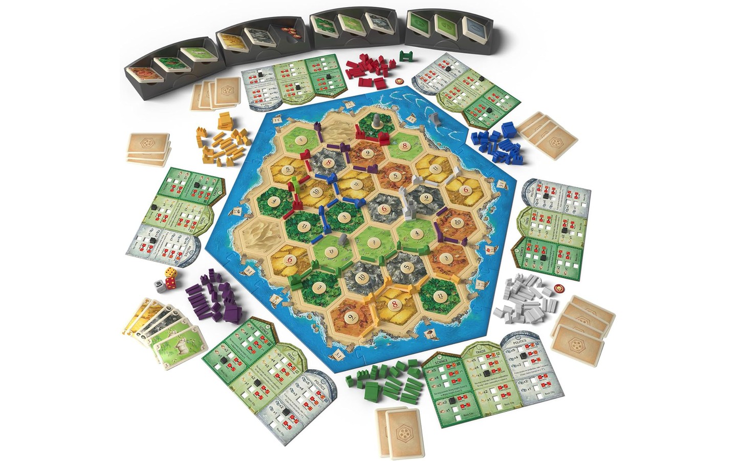 CATAN Cities & Knights 5-6 Player Expansion 6th Edition - Catan CN3088 ...