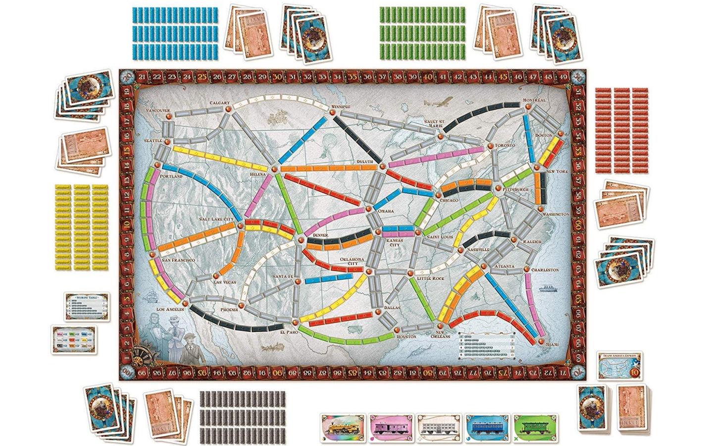 Ticket to Ride - Board Game - Catan DO7201 | kingshobby.com