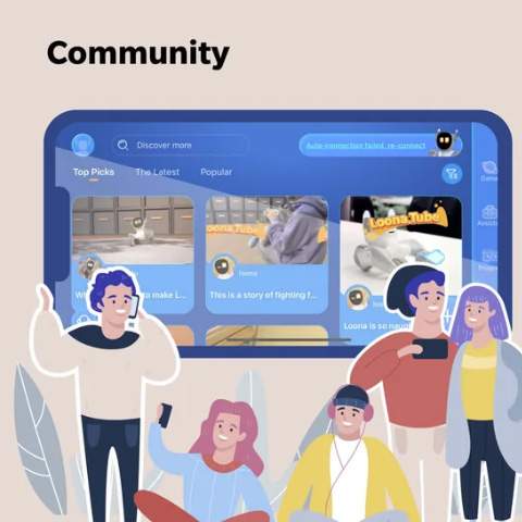 Loona Smart Robot Go - KeyiTech loona-go | kingshobby.com