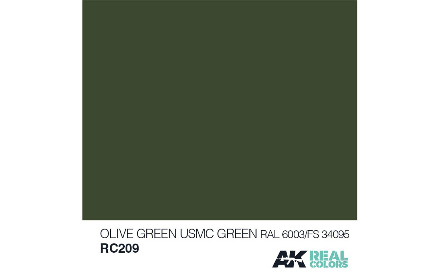 Olive Green - USMC Green RAL 6003 - FS34095 RC209 - 10ml Bottle - AK ...