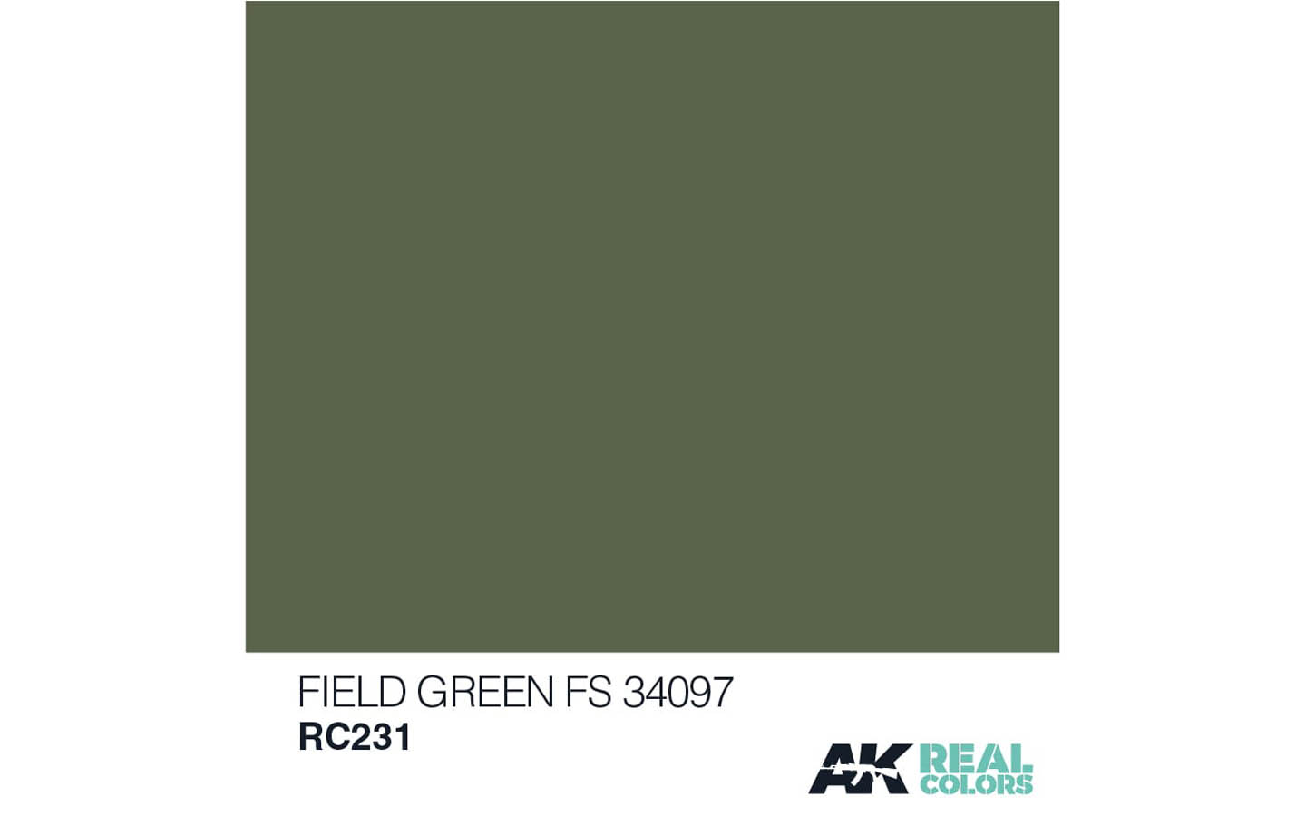 Field Green FS 34097 RC231 - 10ml Bottle - AK Interactive RC231 ...