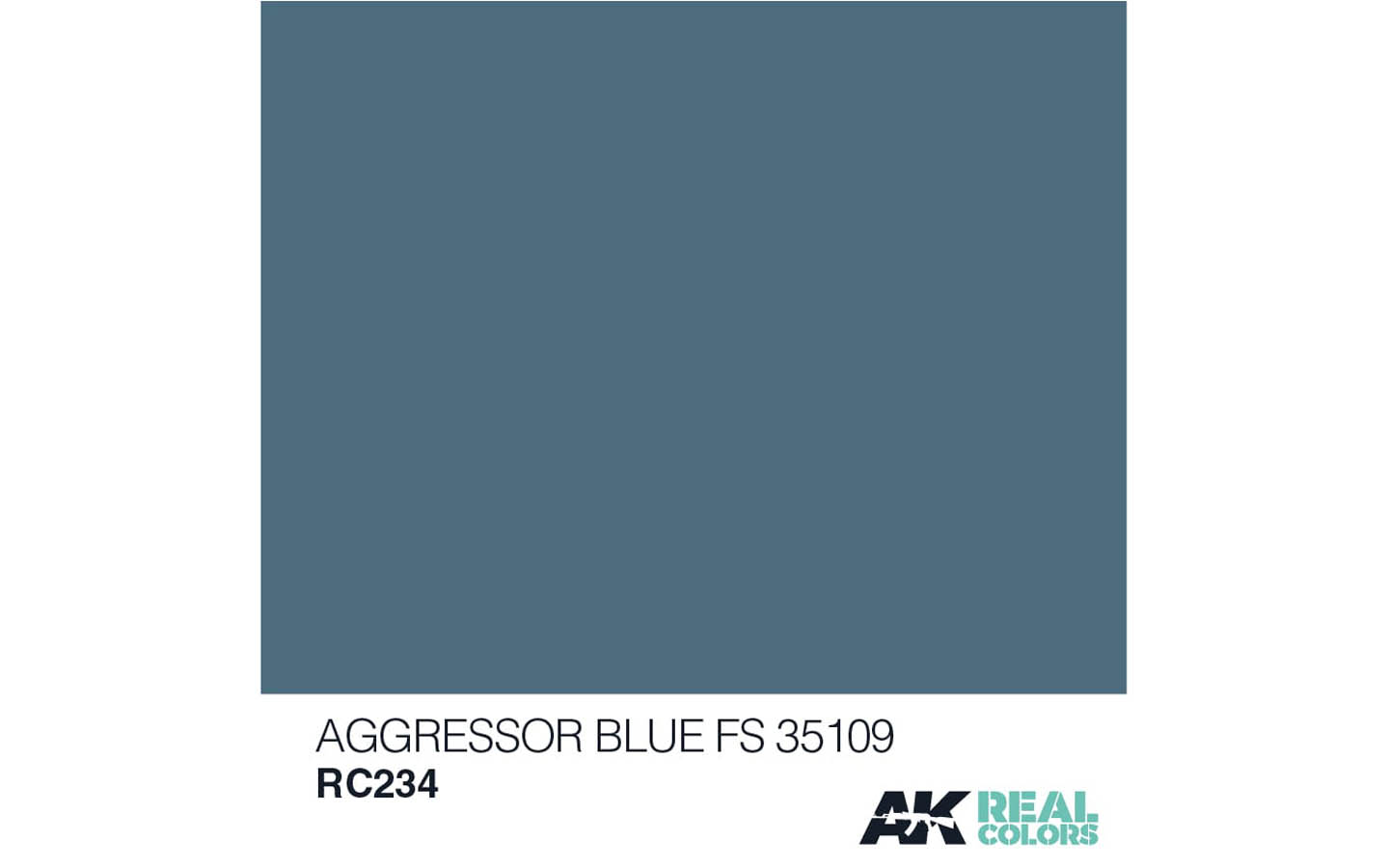 Aggressor Blue FS 35109 RC234 - 10ml Bottle - AK Interactive RC234 ...