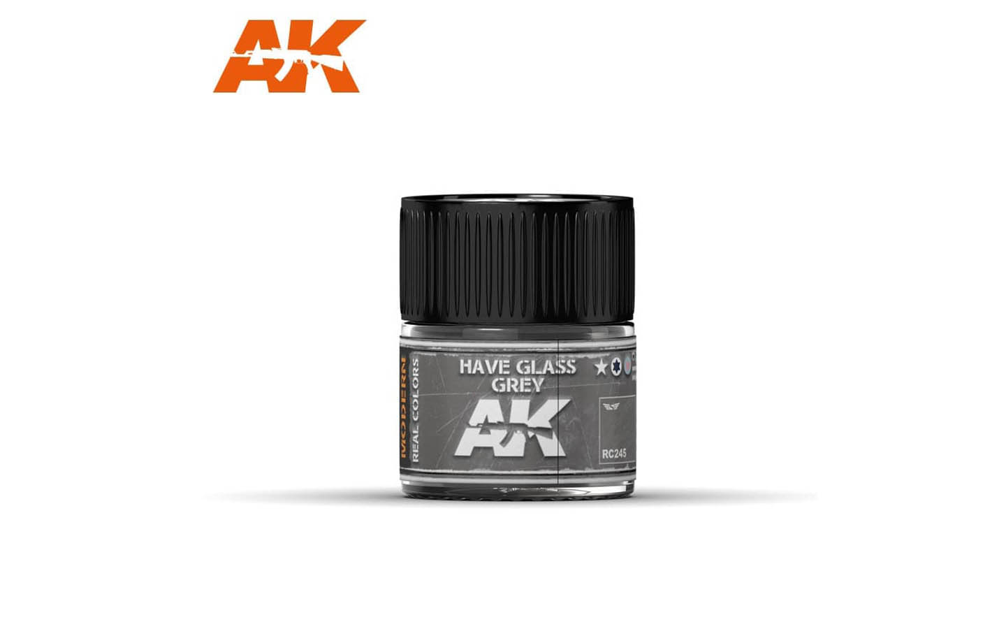 Have Glass Grey RC245 - 10ml Bottle - AK Interactive RC245 | kingshobby.com