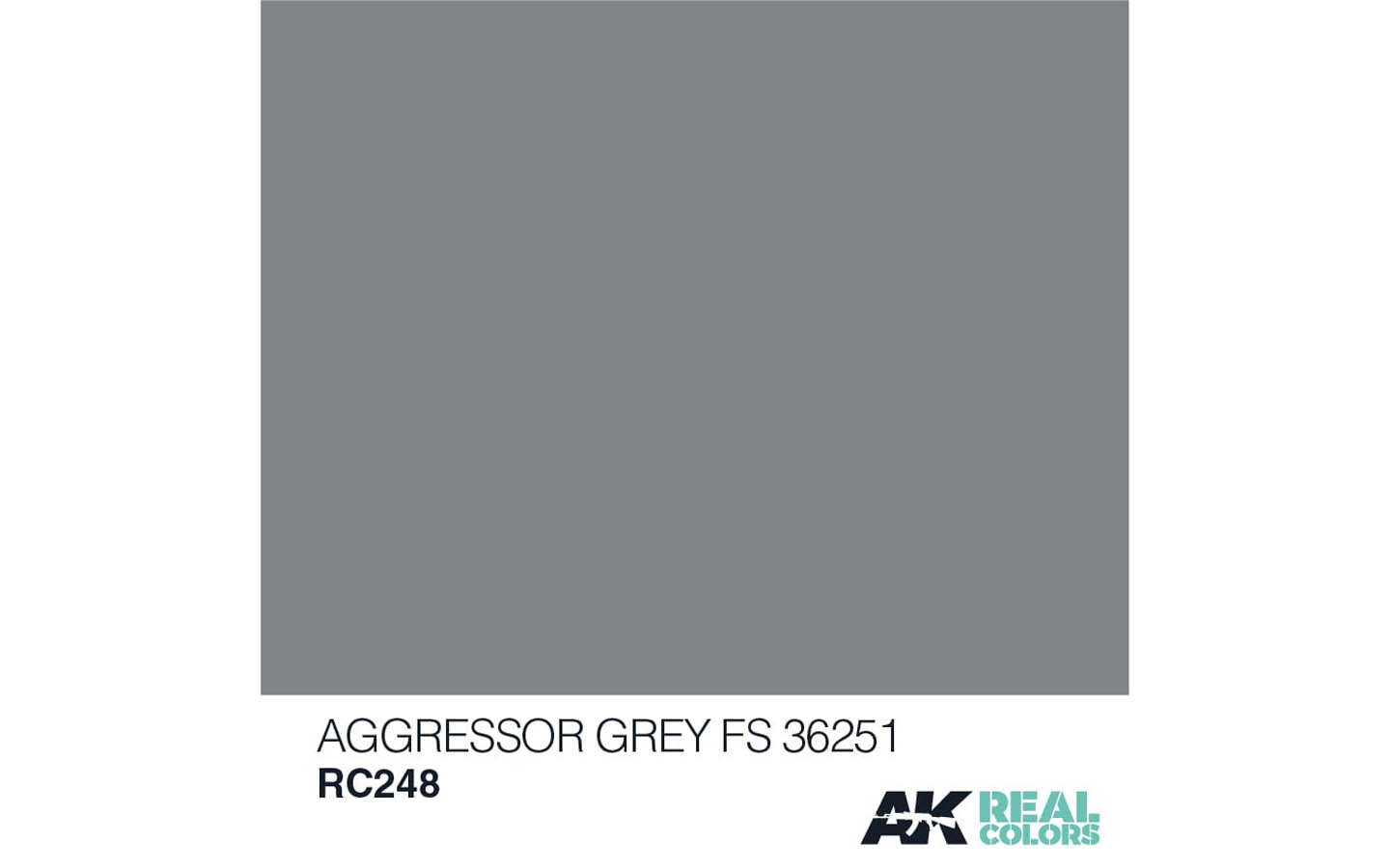 Aggressor Grey FS 36251 RC248 - 10ml Bottle - AK Interactive RC248 | kingshobby.com