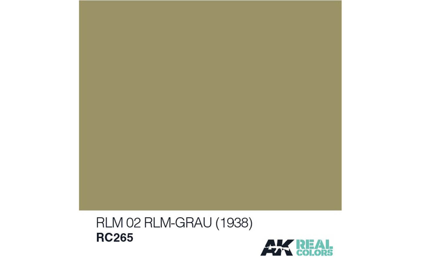 RLM 02 RLM - Grau - 1938 RC265 - 10ml Bottle - AK Interactive RC265 ...