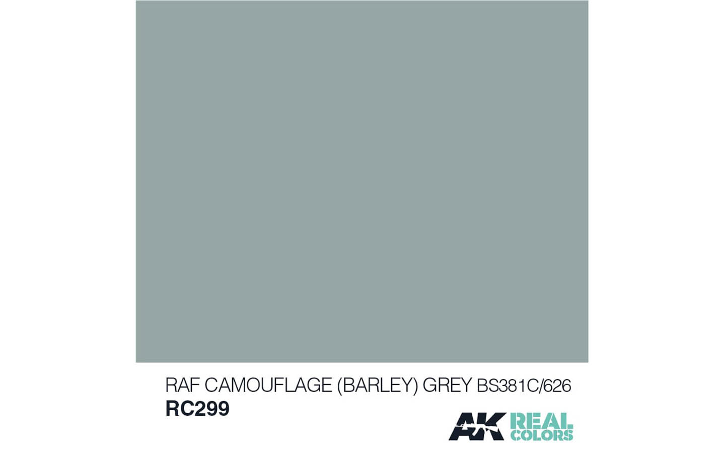 RAF Camouflage - Barley - Grey BS381C - 626 RC299 - 10ml Bottle - AK ...