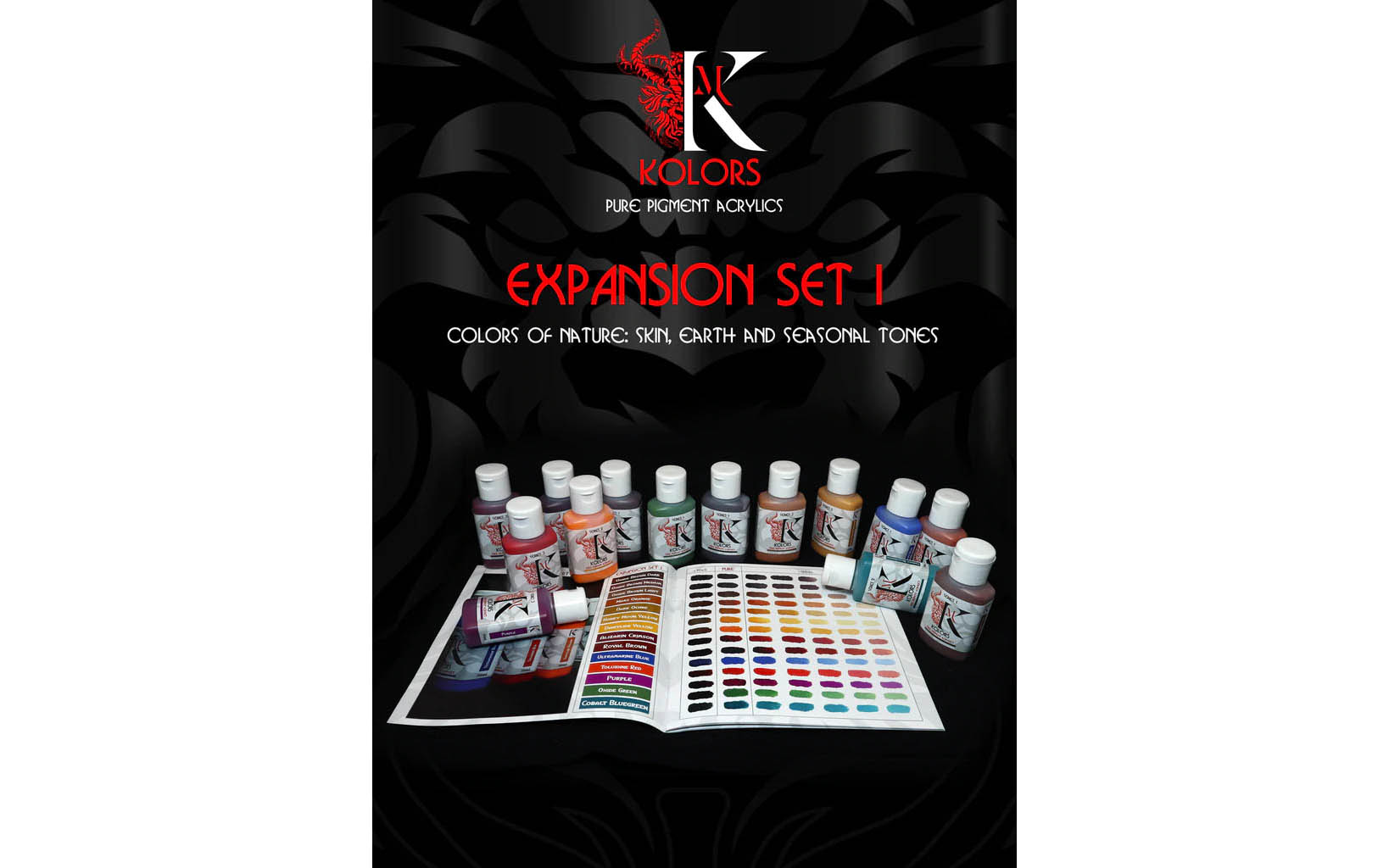Kimera Colors Pure Pigment Expansion Set 1 - Colors of Nature - Kimera ...