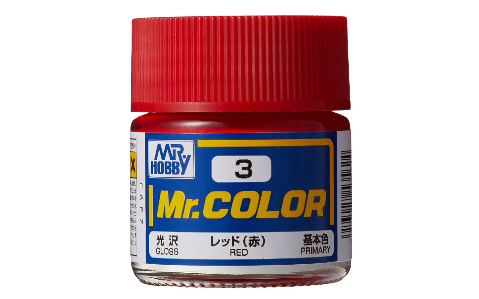 Red Gloss #C3 Acrylic - 10ml Bottle - Mr. Hobby C3 | kingshobby.com