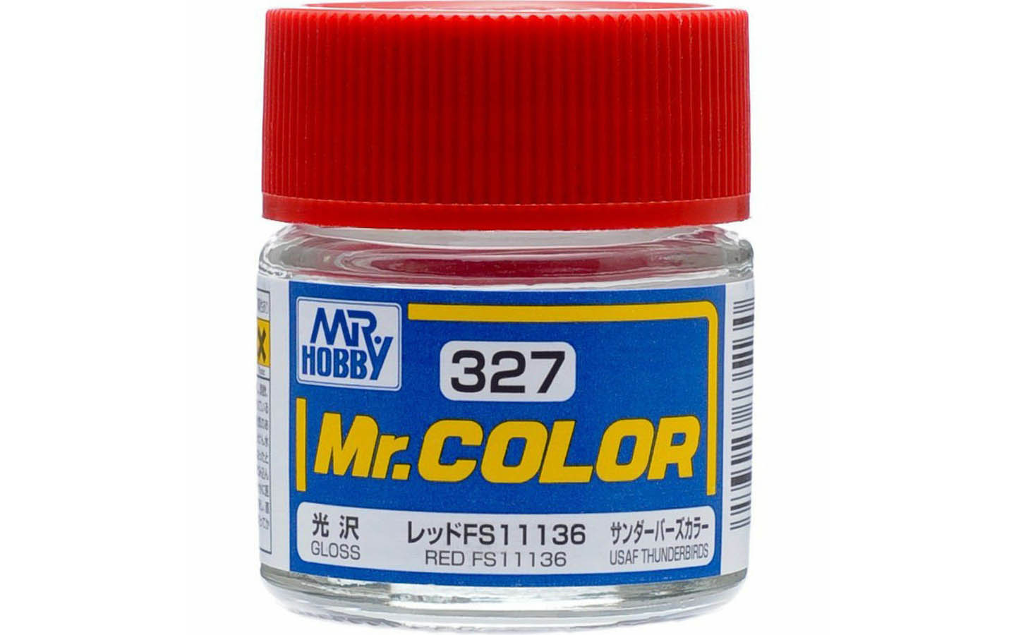 Red FS11136 Gloss #C327 Acrylic - 10ml Bottle - Mr. Hobby C327 ...
