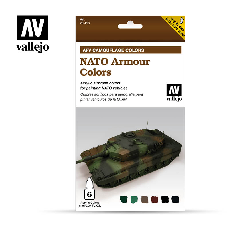 Nato Armour Colors Set - Vallejo 78.413 | kingshobby.com