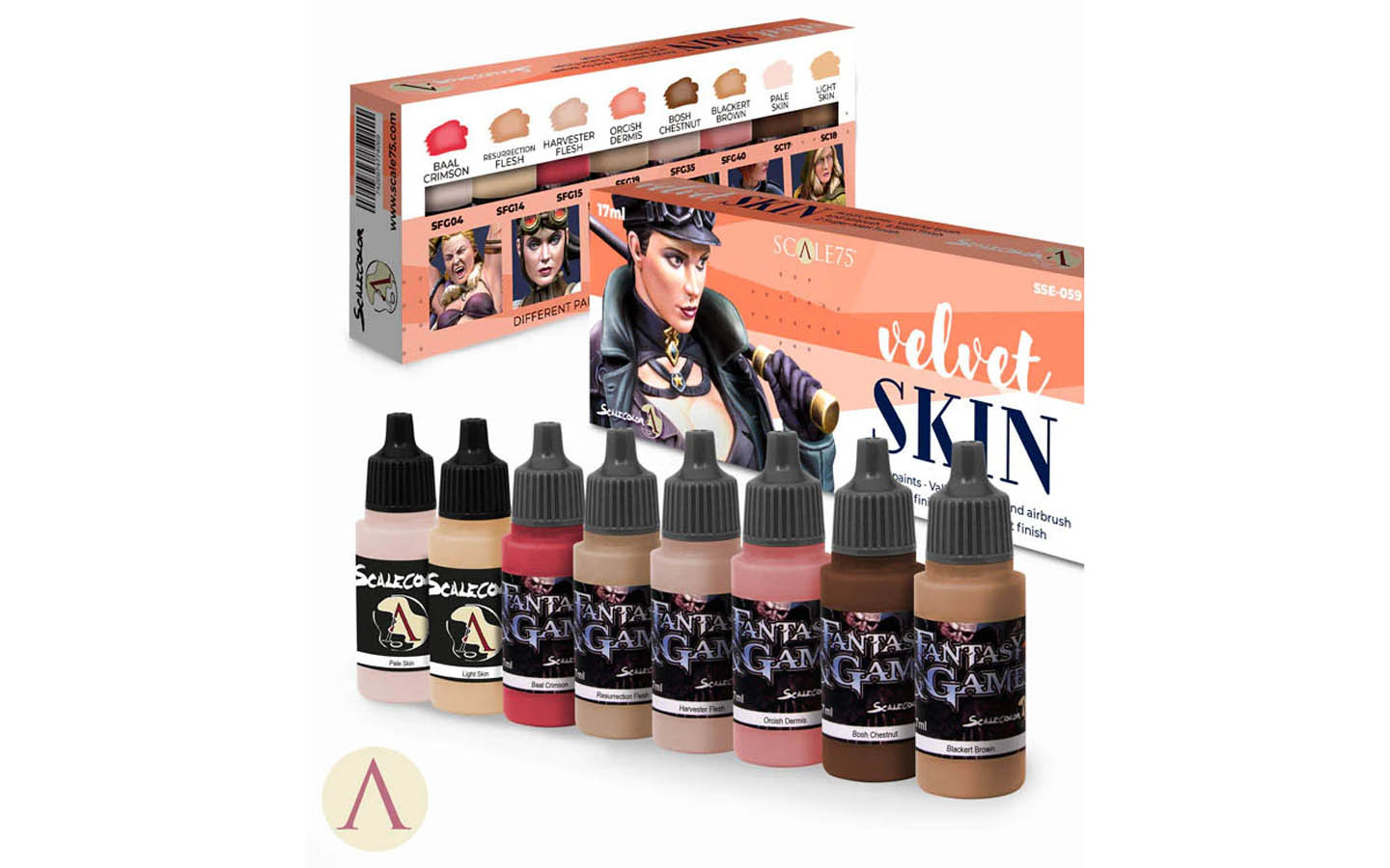 Velvet Skin Set - Scale 75 SSE-059 | kingshobby.com