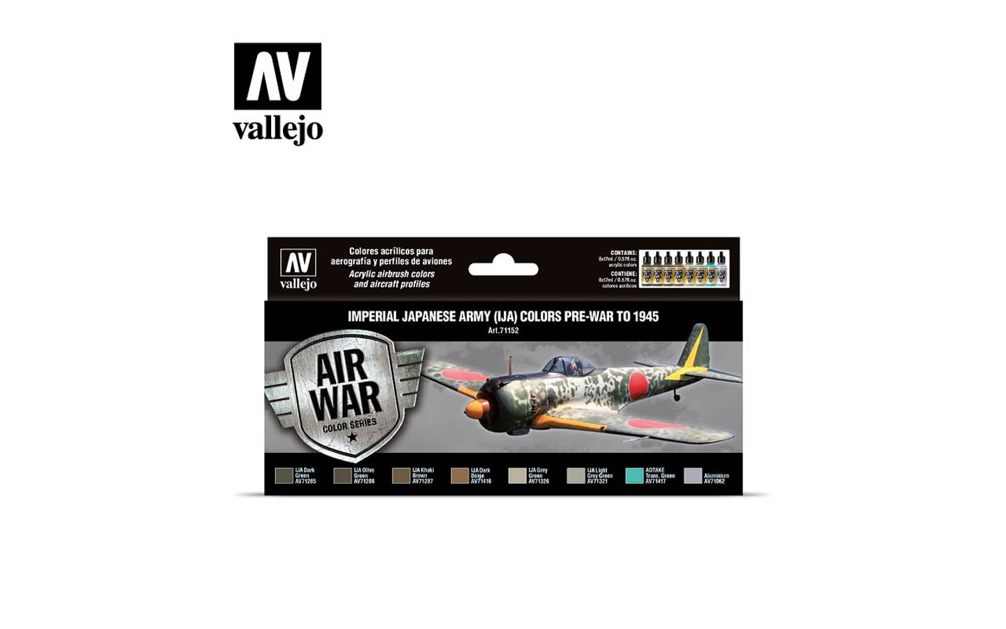 Imperial Japanese Army (IJA) Colors Pre-war To 1945 Set - Vallejo 71. ...