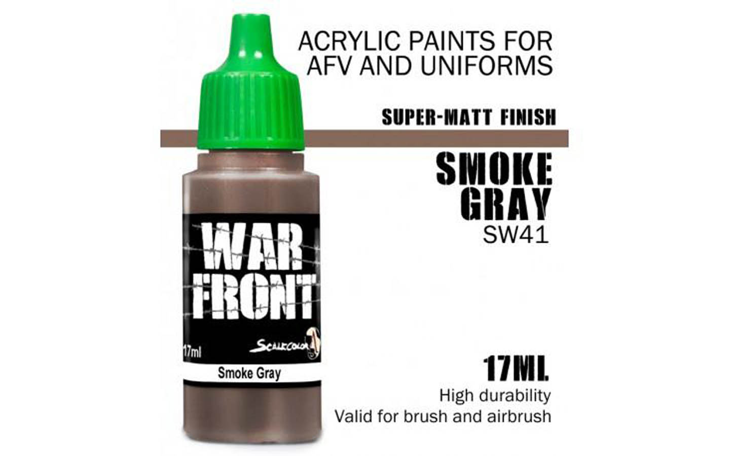 Smoke Gray Warfront #SW41 Acrylic - 17ml Bottle - Scale 75 SW41 ...