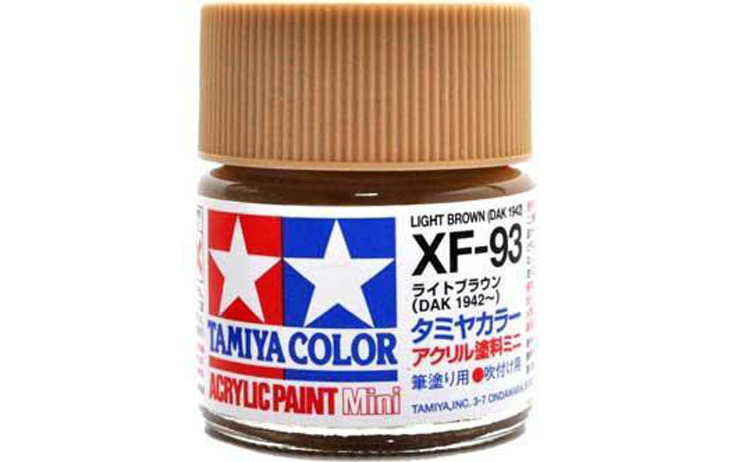 Light Brown DAK 1942 XF-93 Flat Acrylic - 10ml Bottle - Tamiya 81793 ...