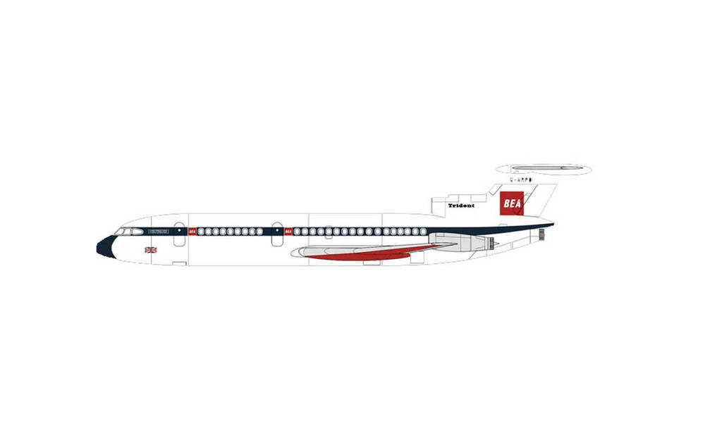 Hawker Siddeley 121 Trident - Airfix A03174V | kingshobby.com