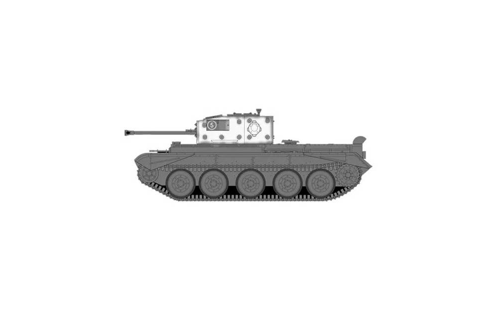 Cruiser Tank Mk.VIII A27M Cromwell Mk.IV - Airfix A1373 | kingshobby.com