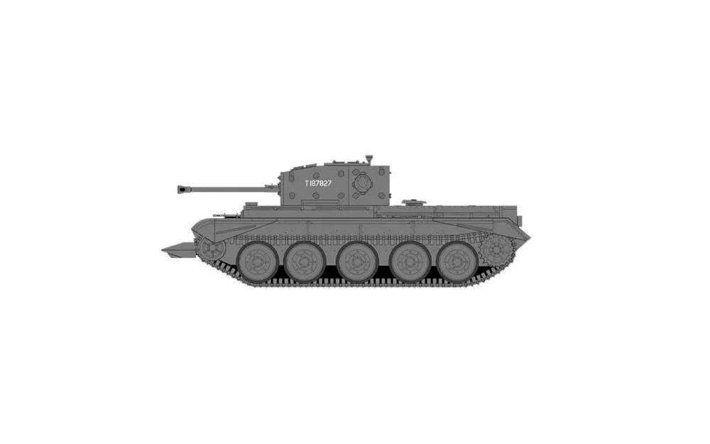 Cruiser Tank Mk.VIII A27M Cromwell Mk.IV - Airfix A1373 | kingshobby.com