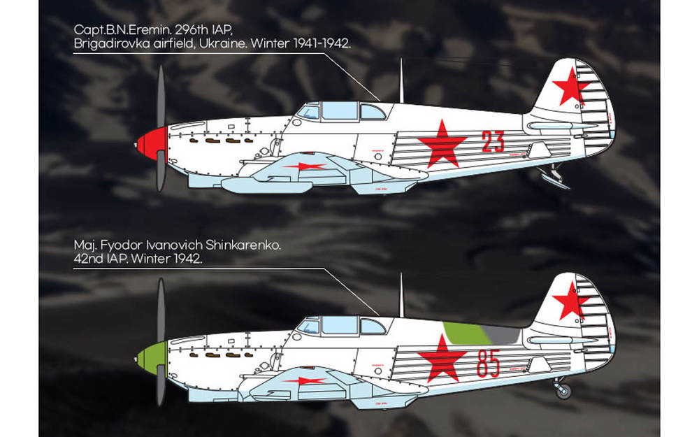 Yak-1, Battle of the Stalingrad - Academy 12343 | kingshobby.com