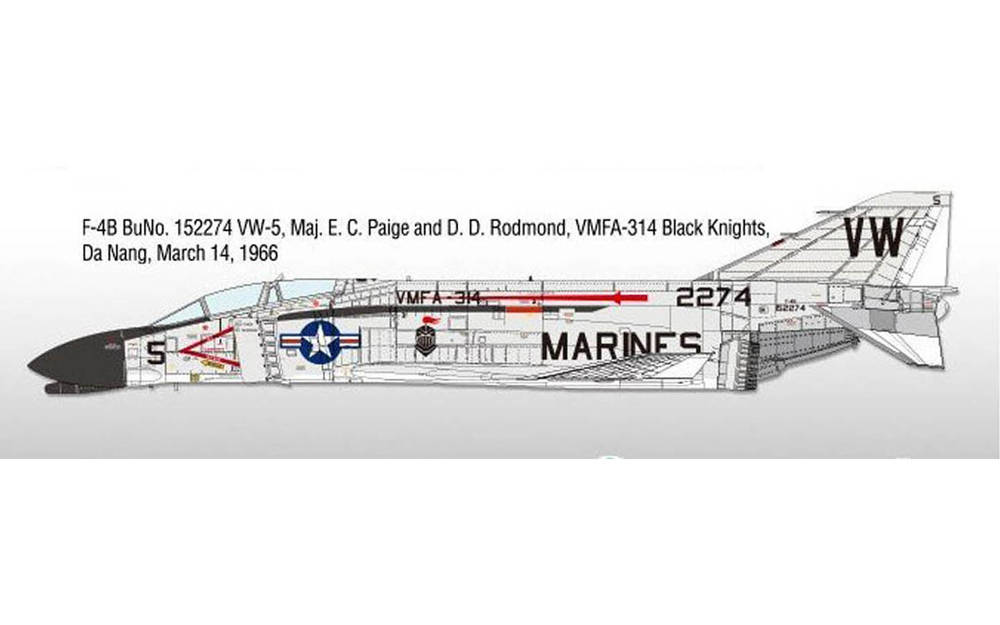 USMC F-4B/N, VMFA-531 Gray Ghosts - Academy 12315 | kingshobby.com