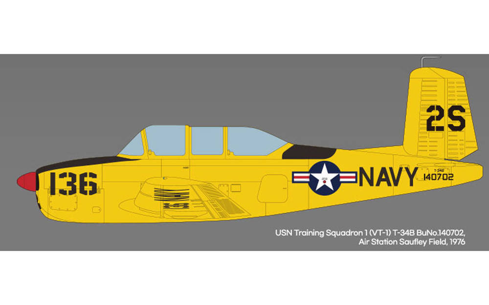 USN T-34B Mentor, VT-5 Training Air Wing - Academy 12361 | kingshobby.com