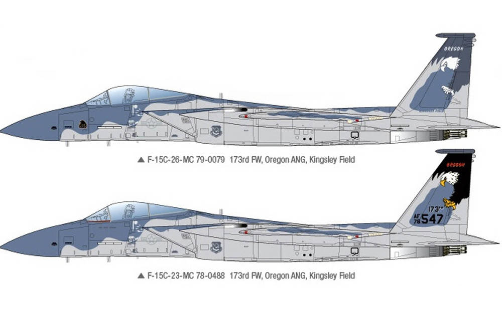 F-15C MSIP II, 173rd Fighter Wing - Academy 12506 | kingshobby.com