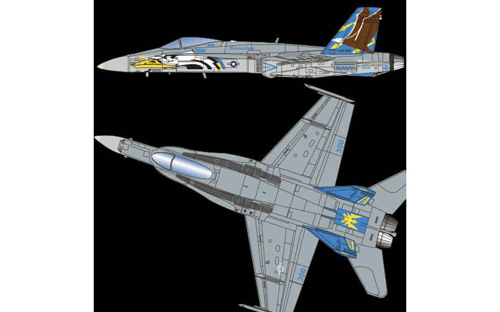 U.S. Navy F/A-18C, VFA-82 Marauders - Academy 12534 | kingshobby.com