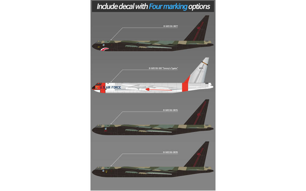 B-52D Stratofortress - Academy 12632 | kingshobby.com