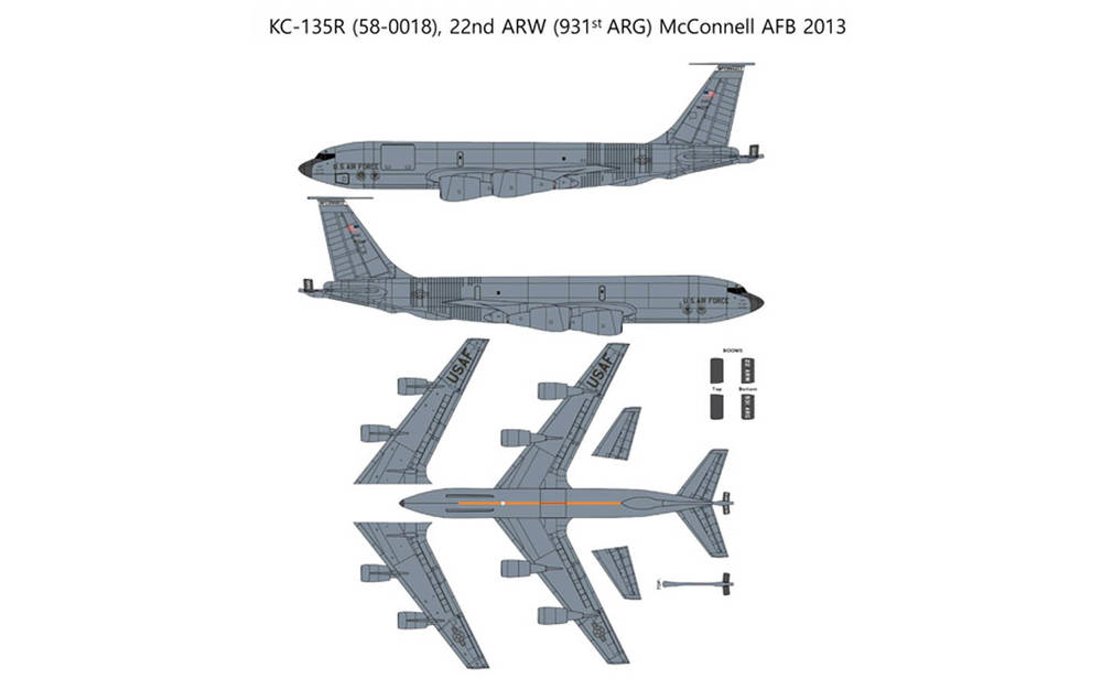 USAF KC-135R Stratotanker - Academy 12638 | kingshobby.com