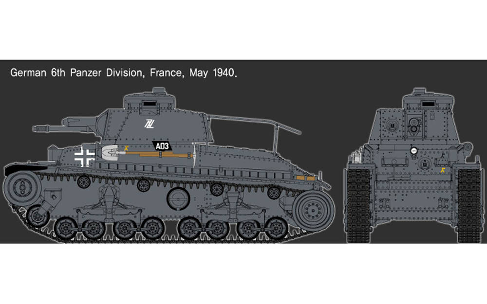 Pz.Bef.Wg.35(t), German Command Tank - Academy 13313 | kingshobby.com